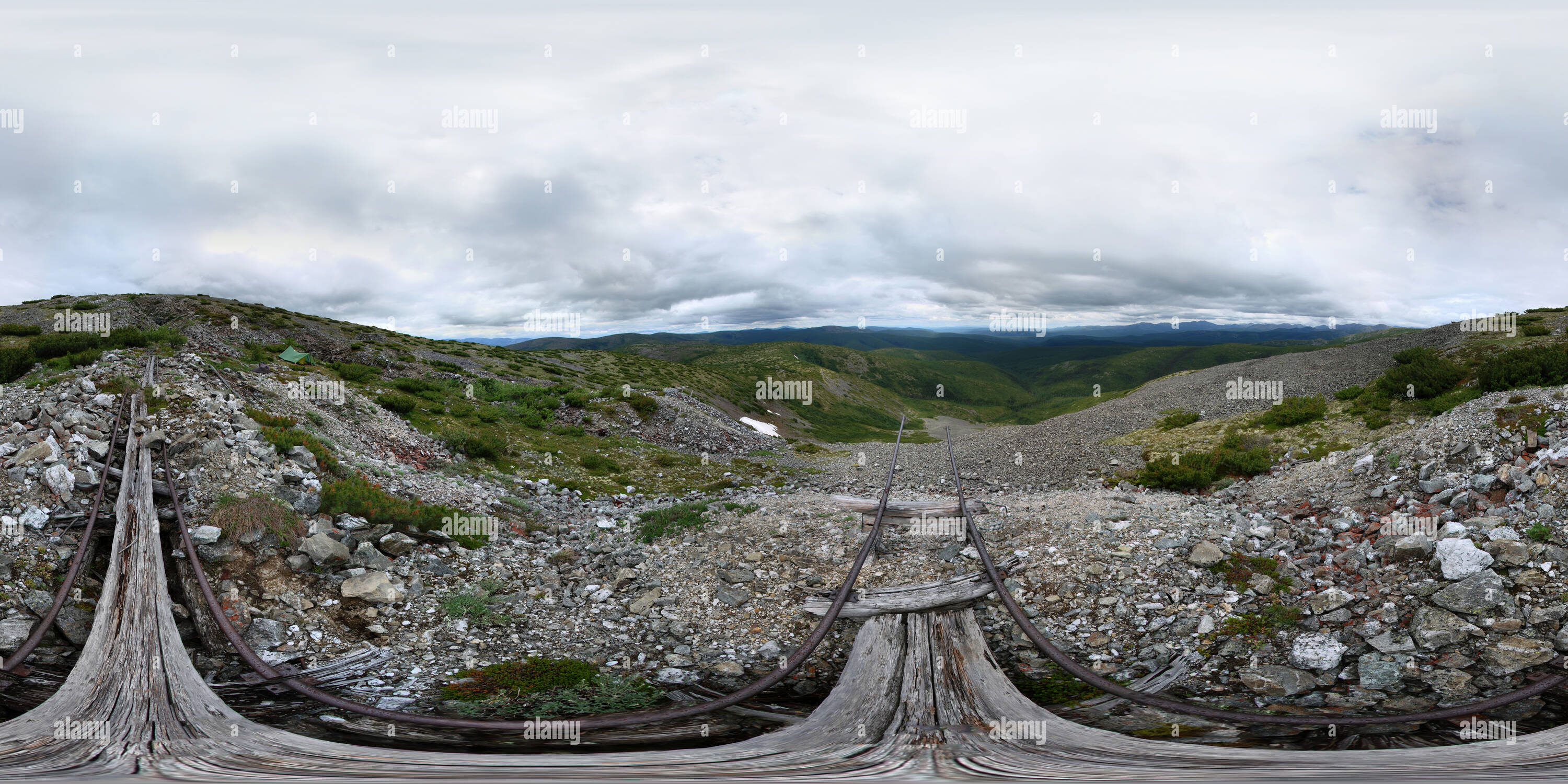 360° view of Old stone quarry - Alamy