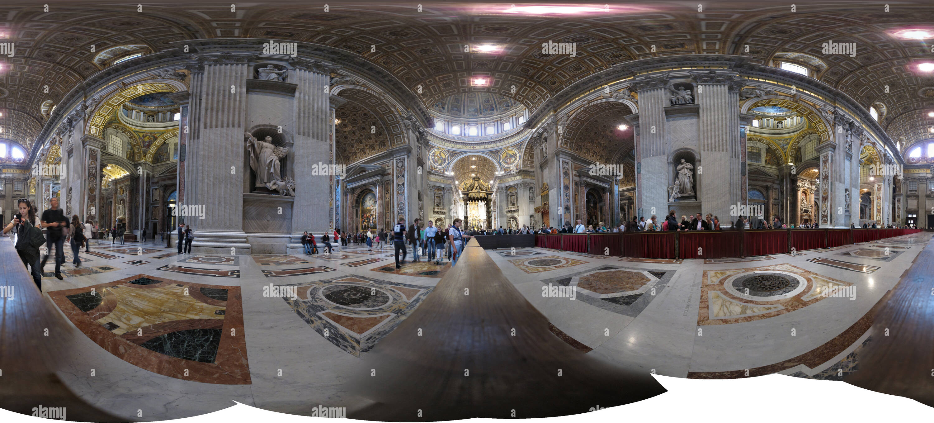360° view of rome Vatican ! in our trip;by G12 - Alamy