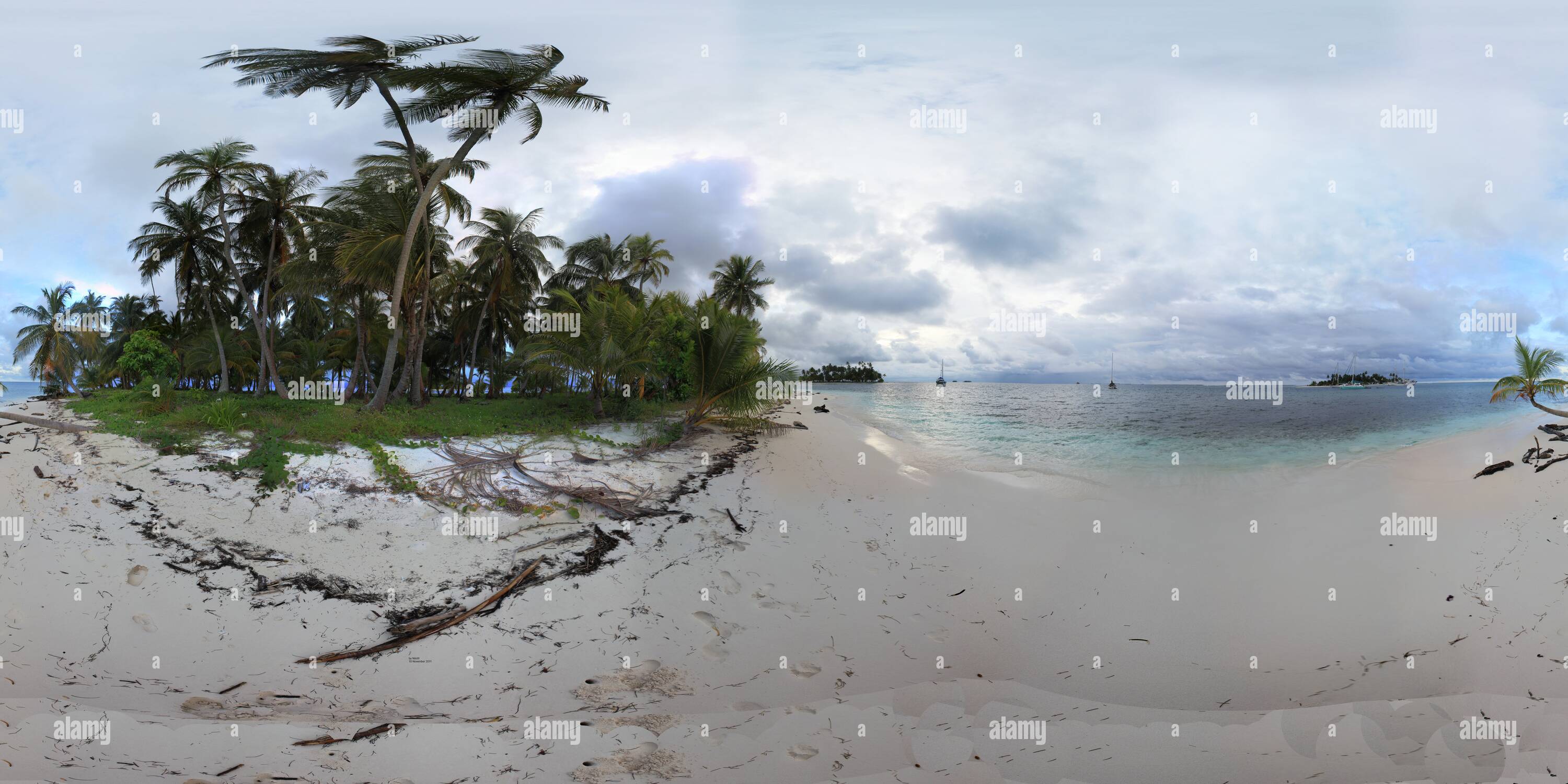 360° view of St. Blas, Panama/ 11.2011 - Alamy