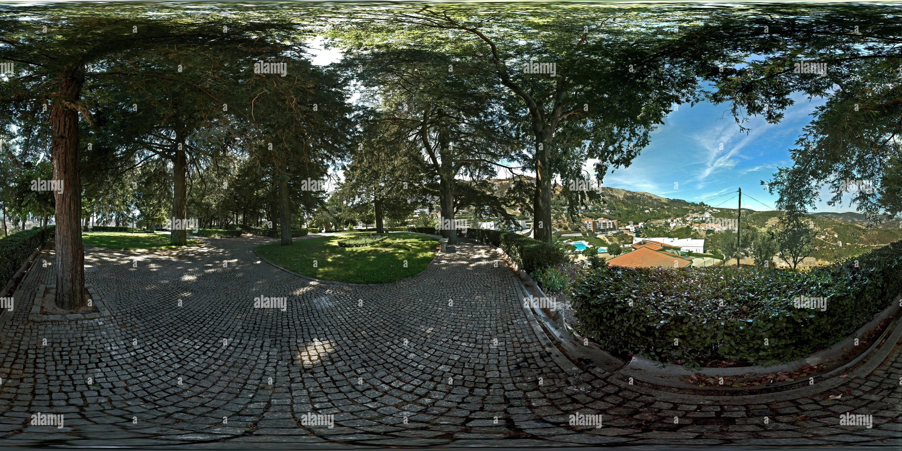 360° view of Parque Abel Botelho, Tabuaço, Viseu, Portugal - Alamy