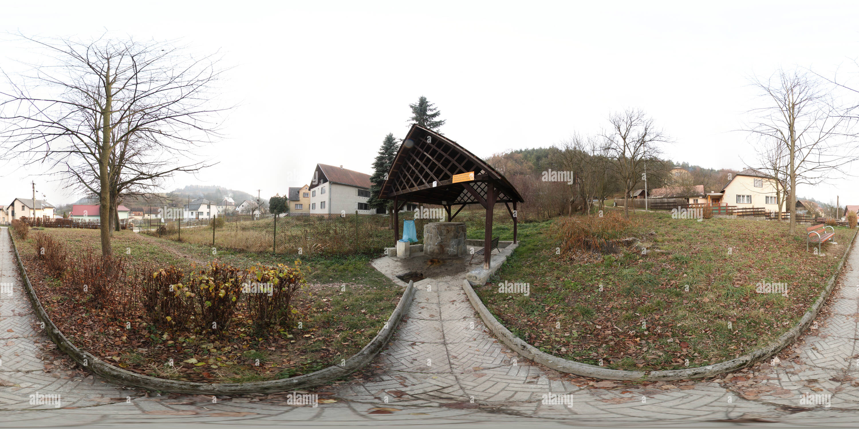360° view of Mineral spring in Streženice - Alamy