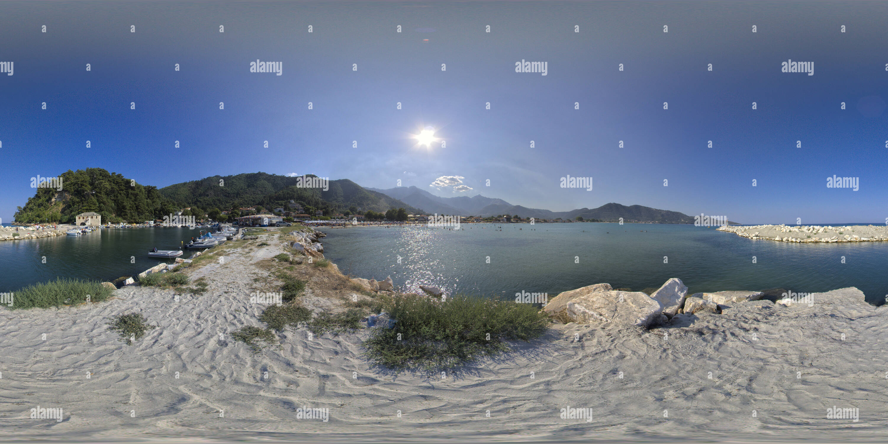 Thassos skalapotamia beach hi-res stock photography and images - Alamy