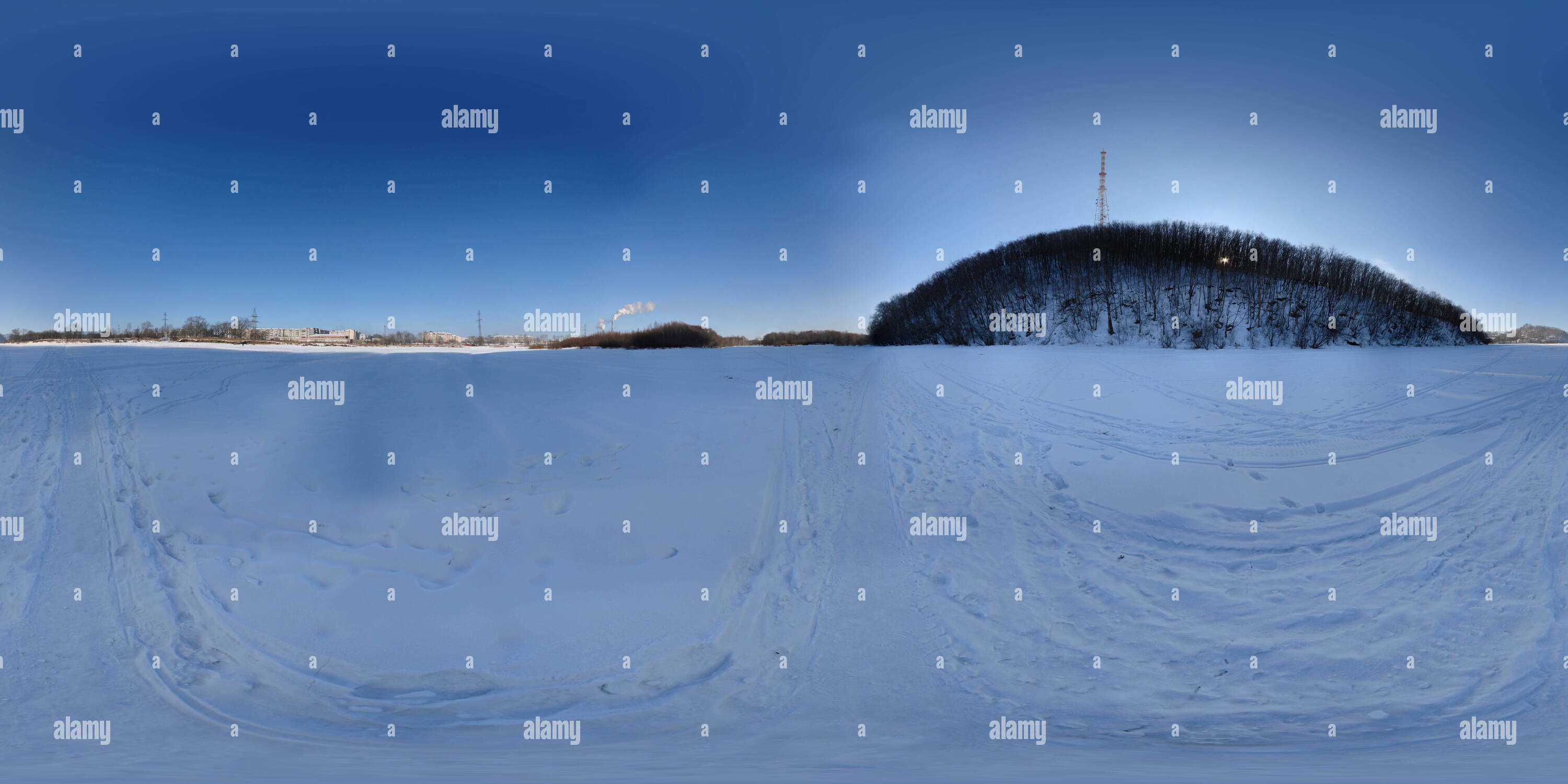 360° view of Birobidjan, river Bira - Alamy