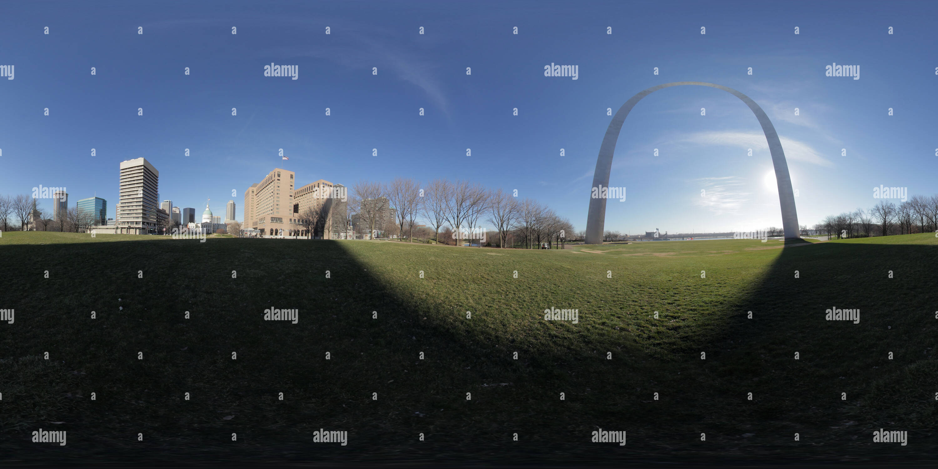 360° view of St Louis Arch - Alamy