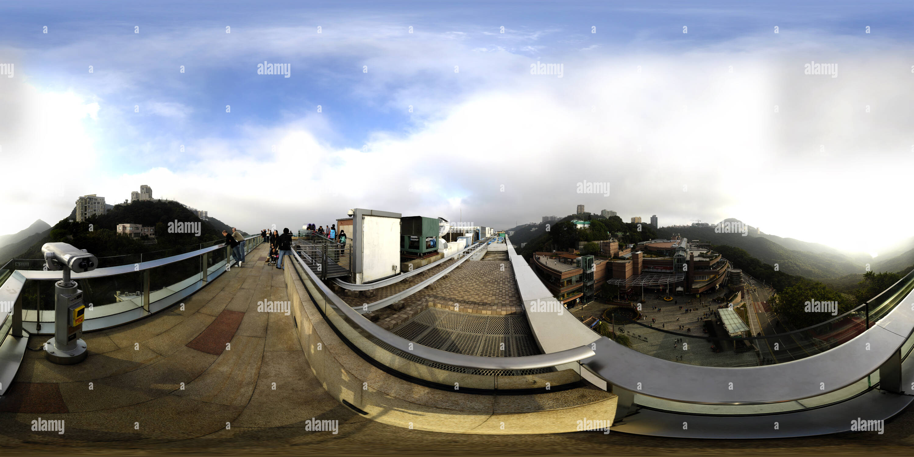 360° view of The Peak in Hongkong - Alamy