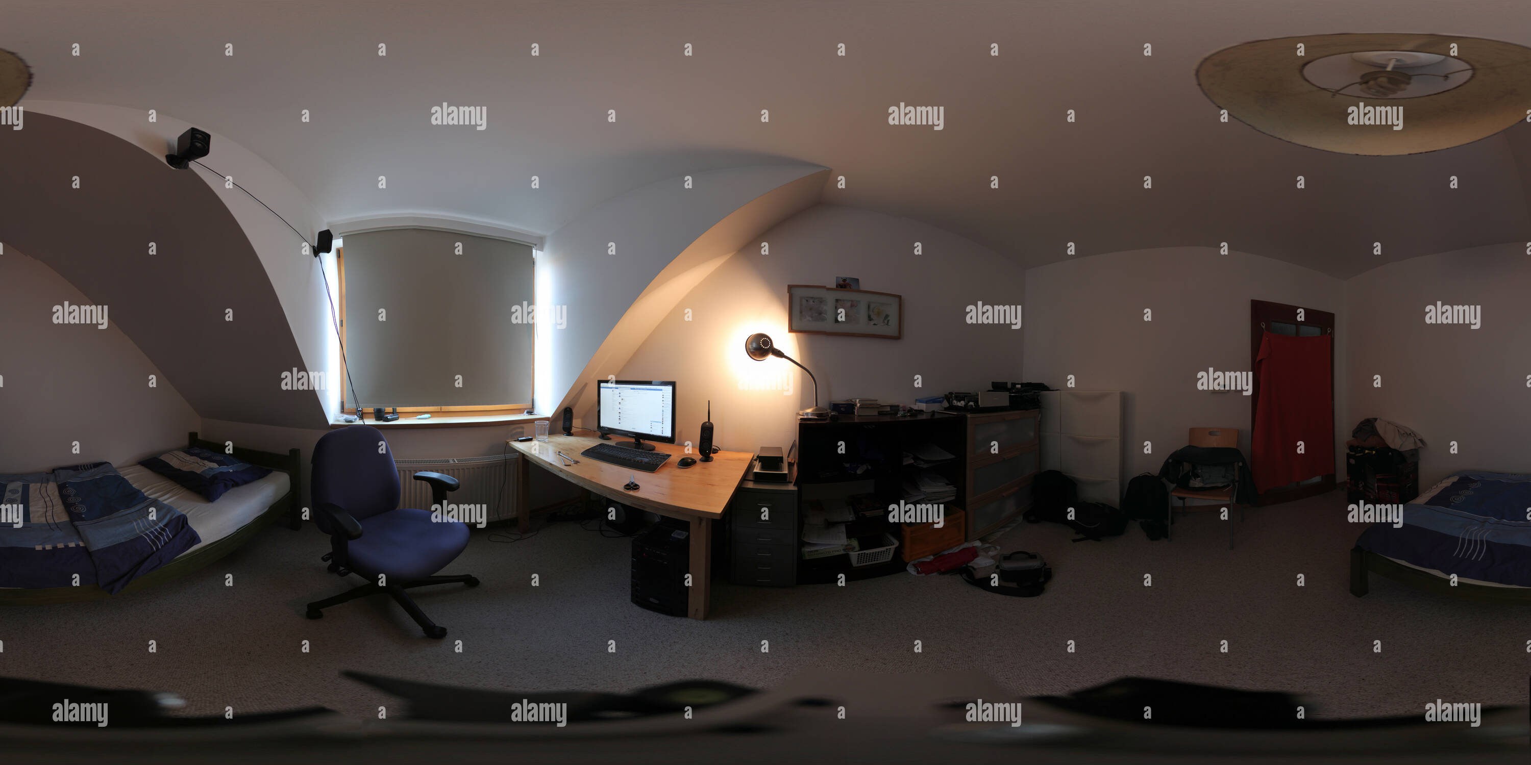 360° view of My room test-DIY pano head - Alamy