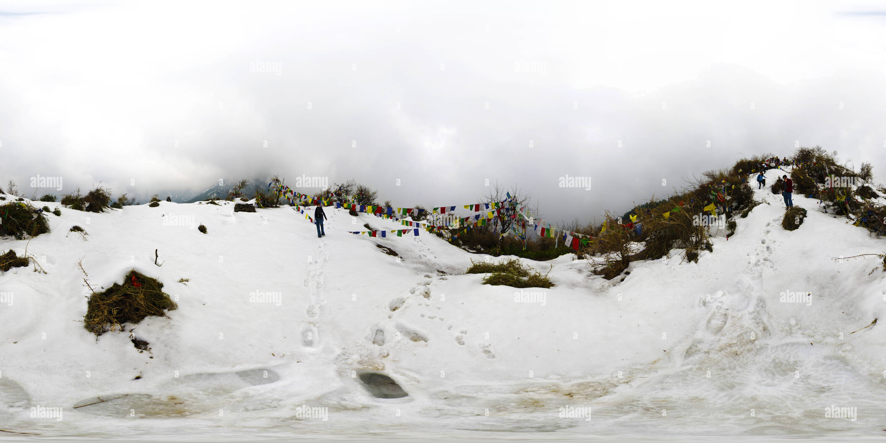 360° view of Dharamkot Mountain Top - Alamy