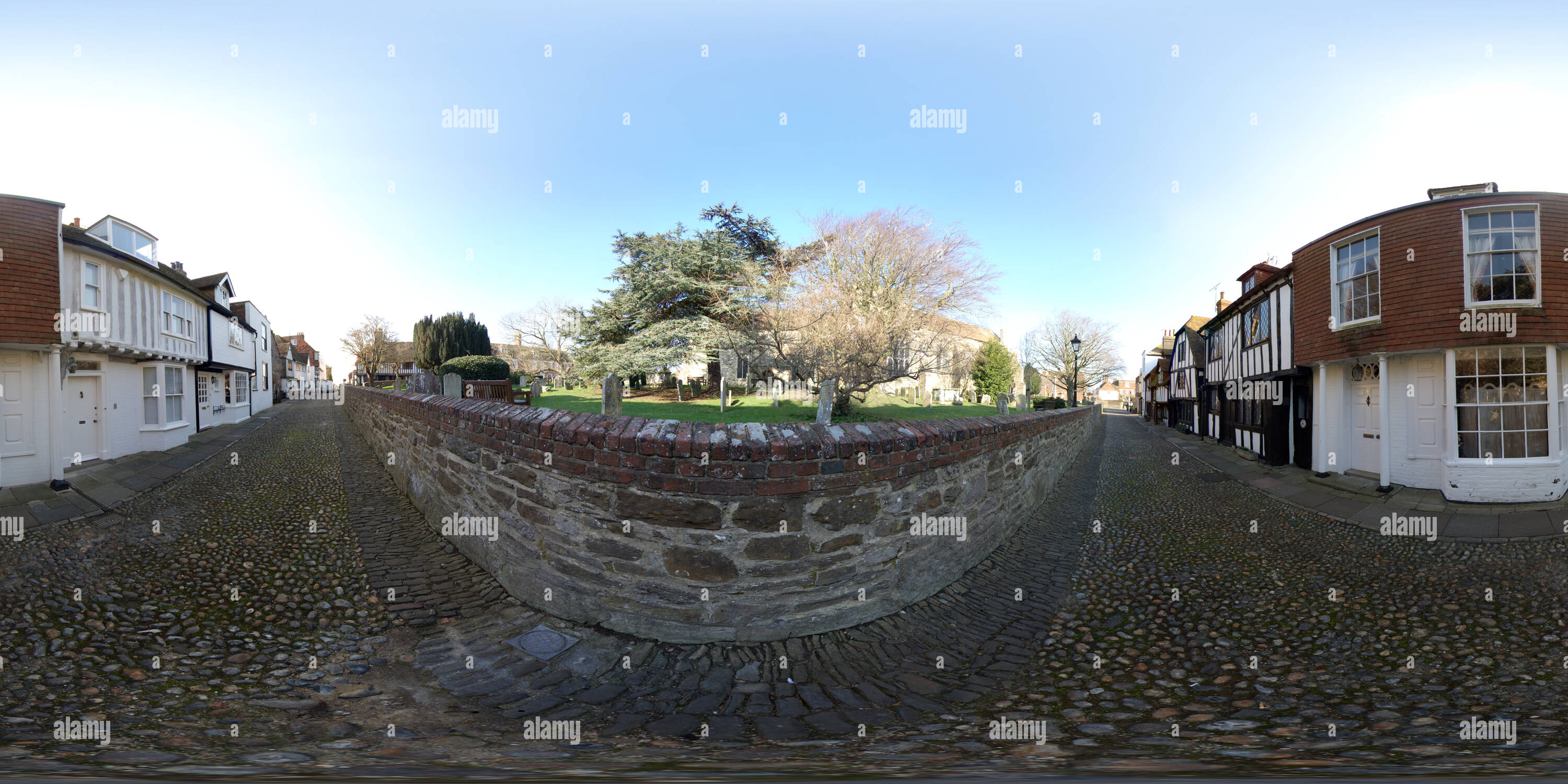 360° view of Rye - Church Square - Alamy