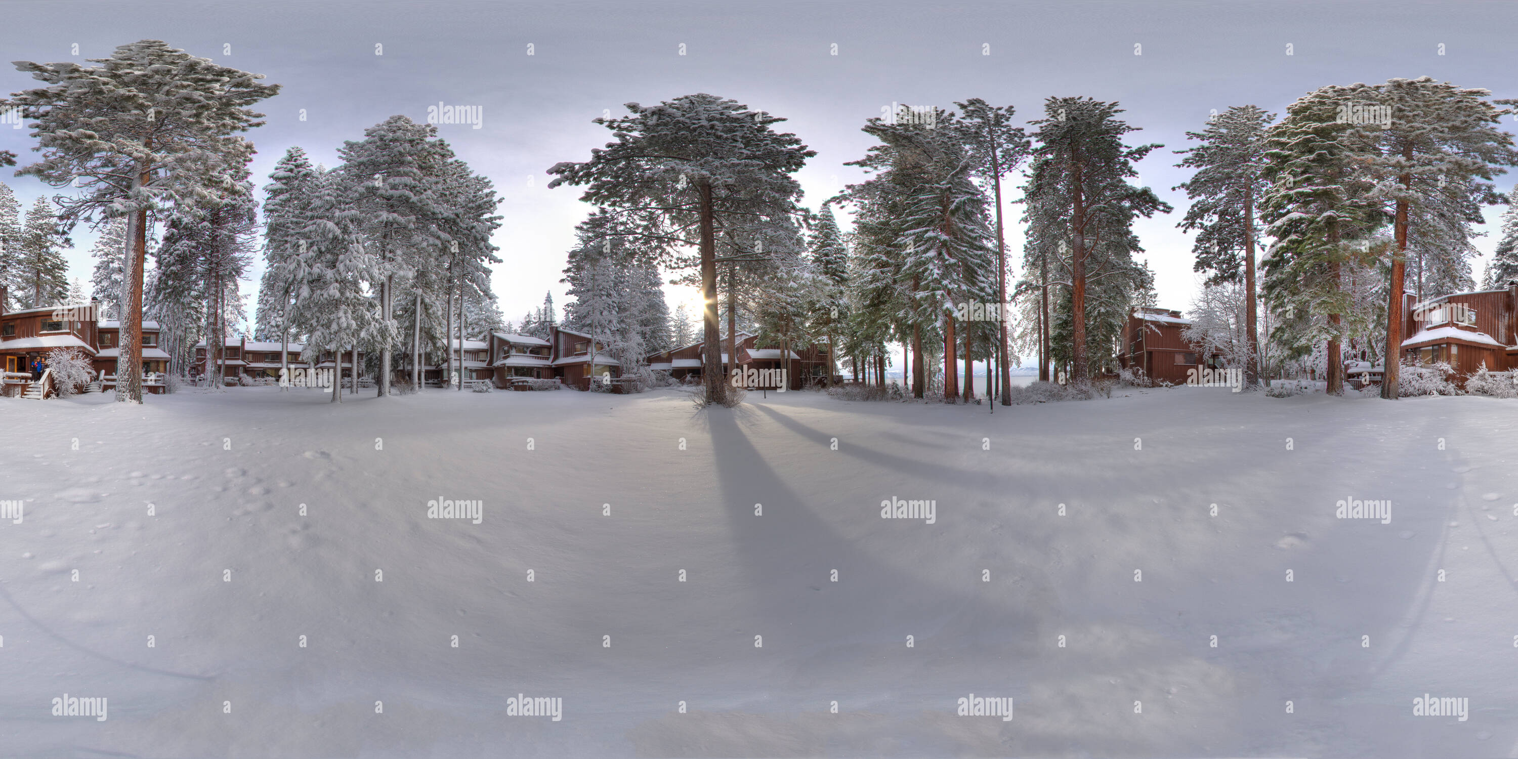 360° view of Dollar Point on Lake Tahoe Back Yard of Rental - Alamy