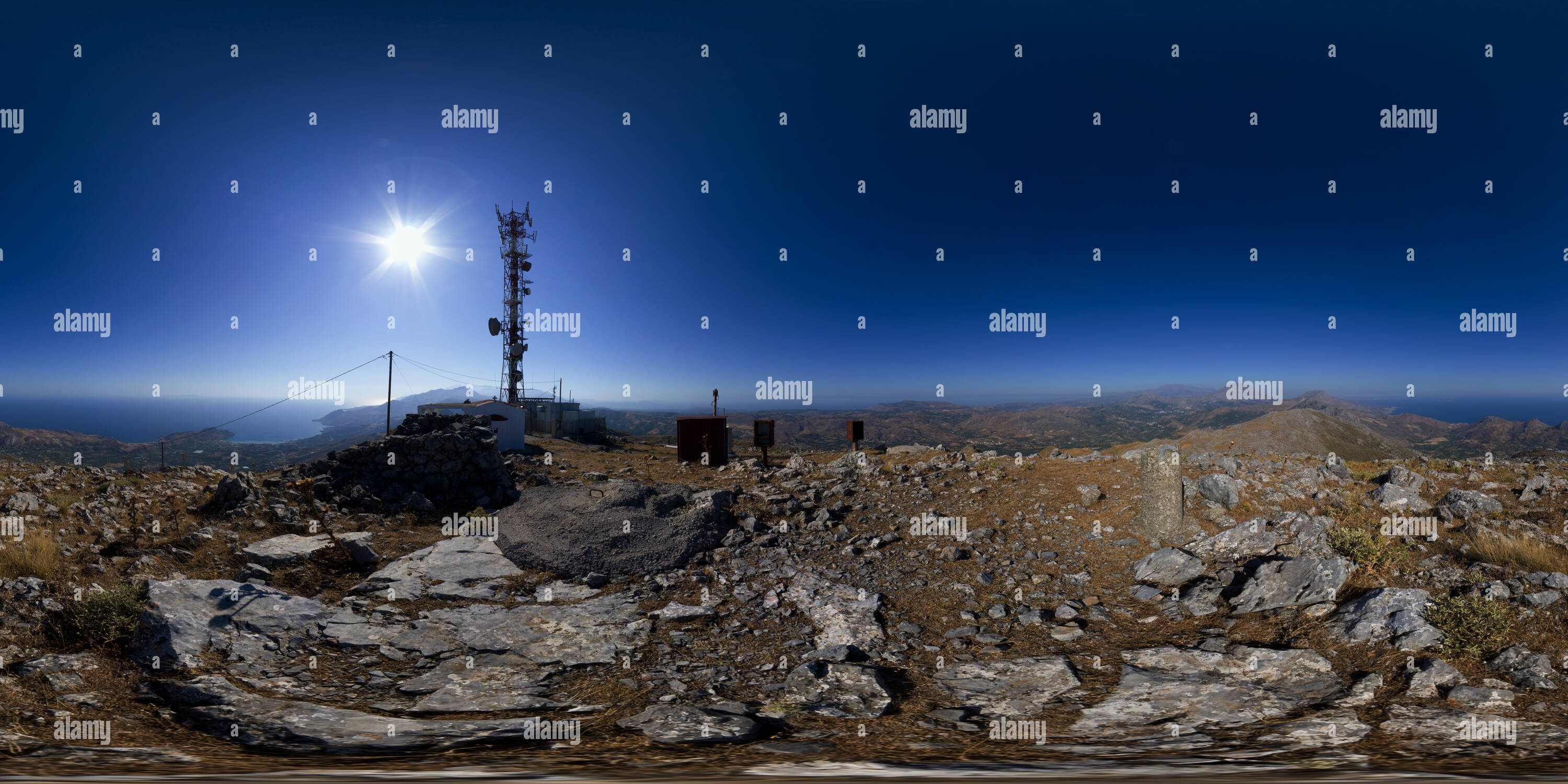 360° view of View over the central west of Crete - Alamy