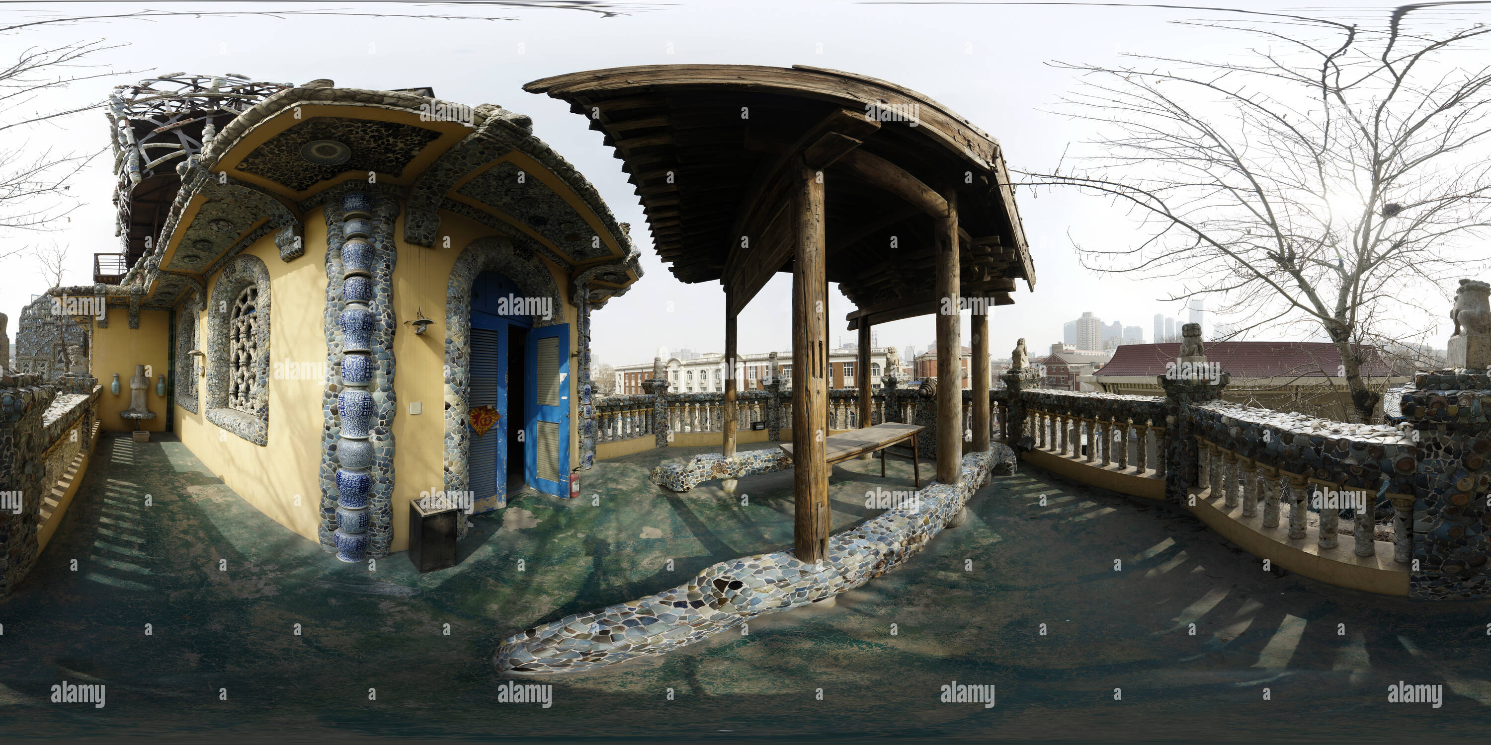 360° view of A china house - Alamy