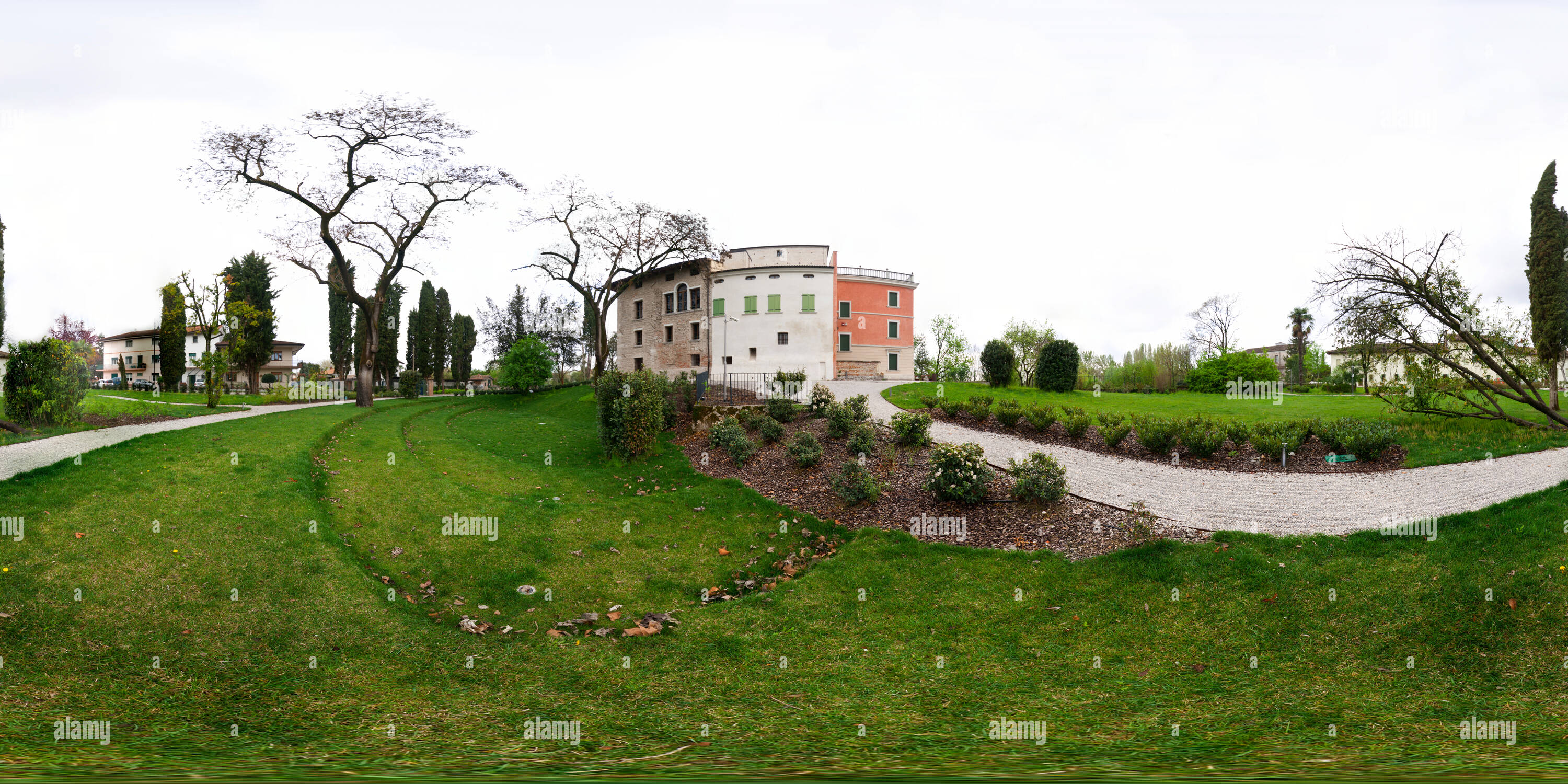 360° view of Pordenone Archaeological Museum's Garden - Alamy