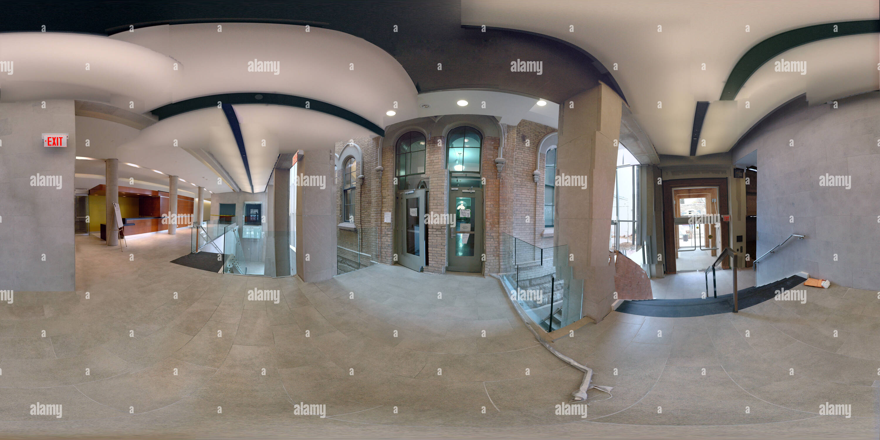 360° view of PAMA lobby from the courthouse entrance - Alamy