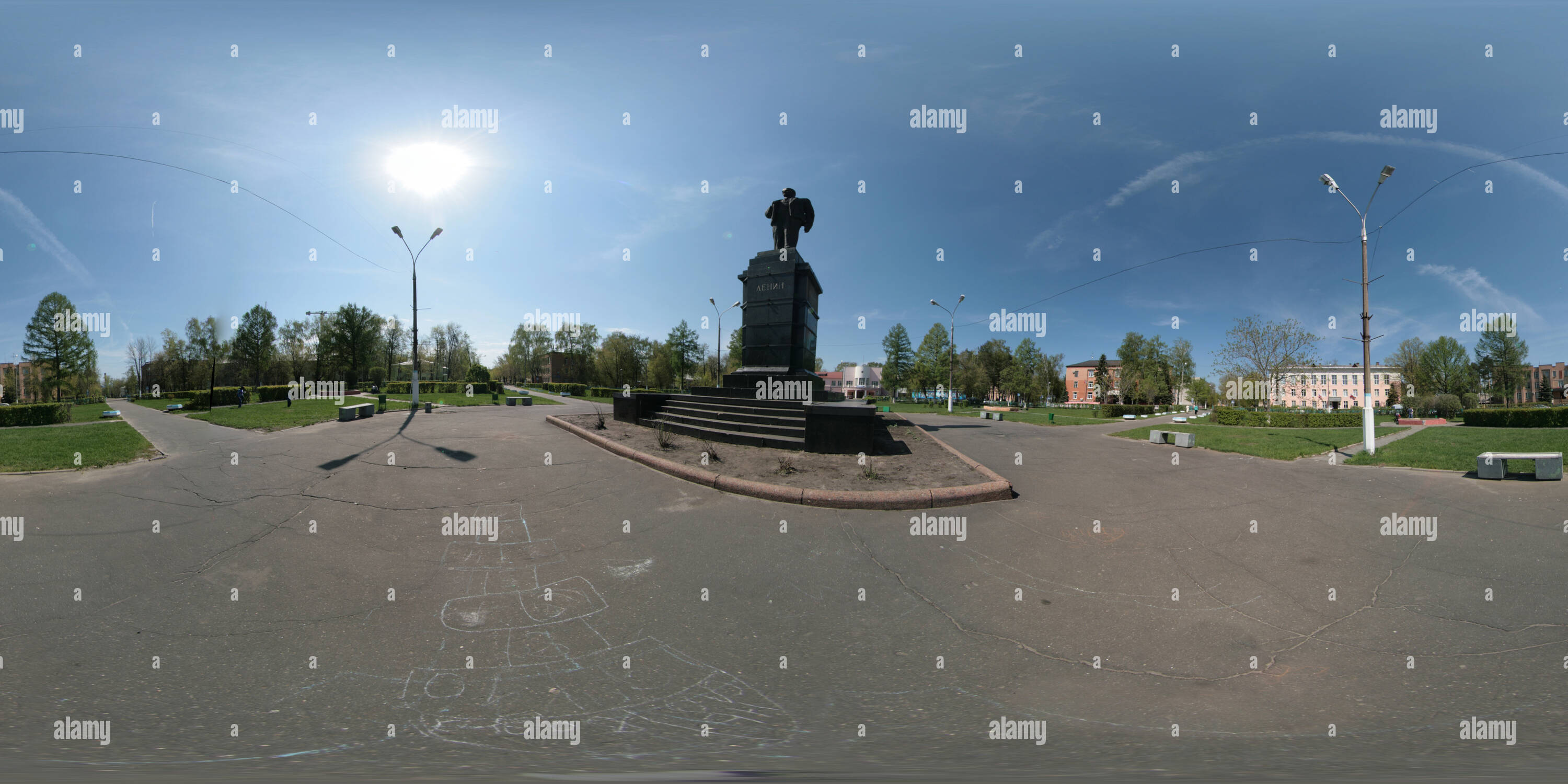 360° view of statue of Lenin - Alamy