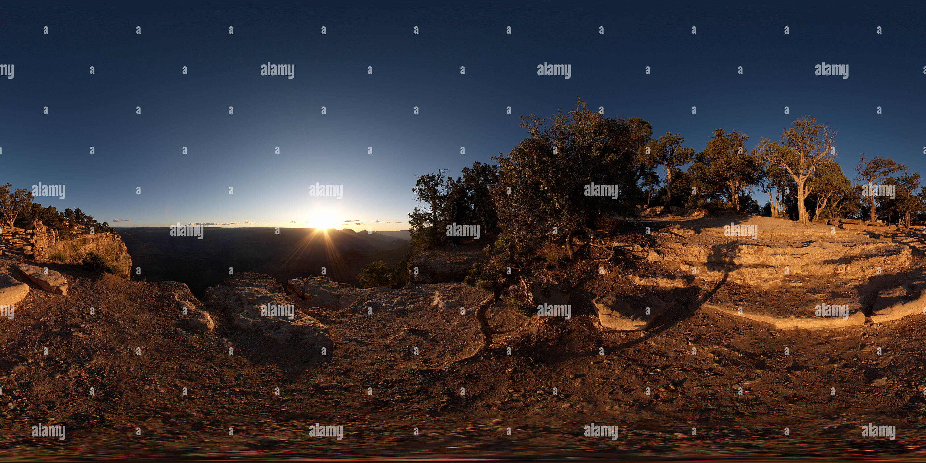 360° view of Grand Canyon Panorama - Alamy