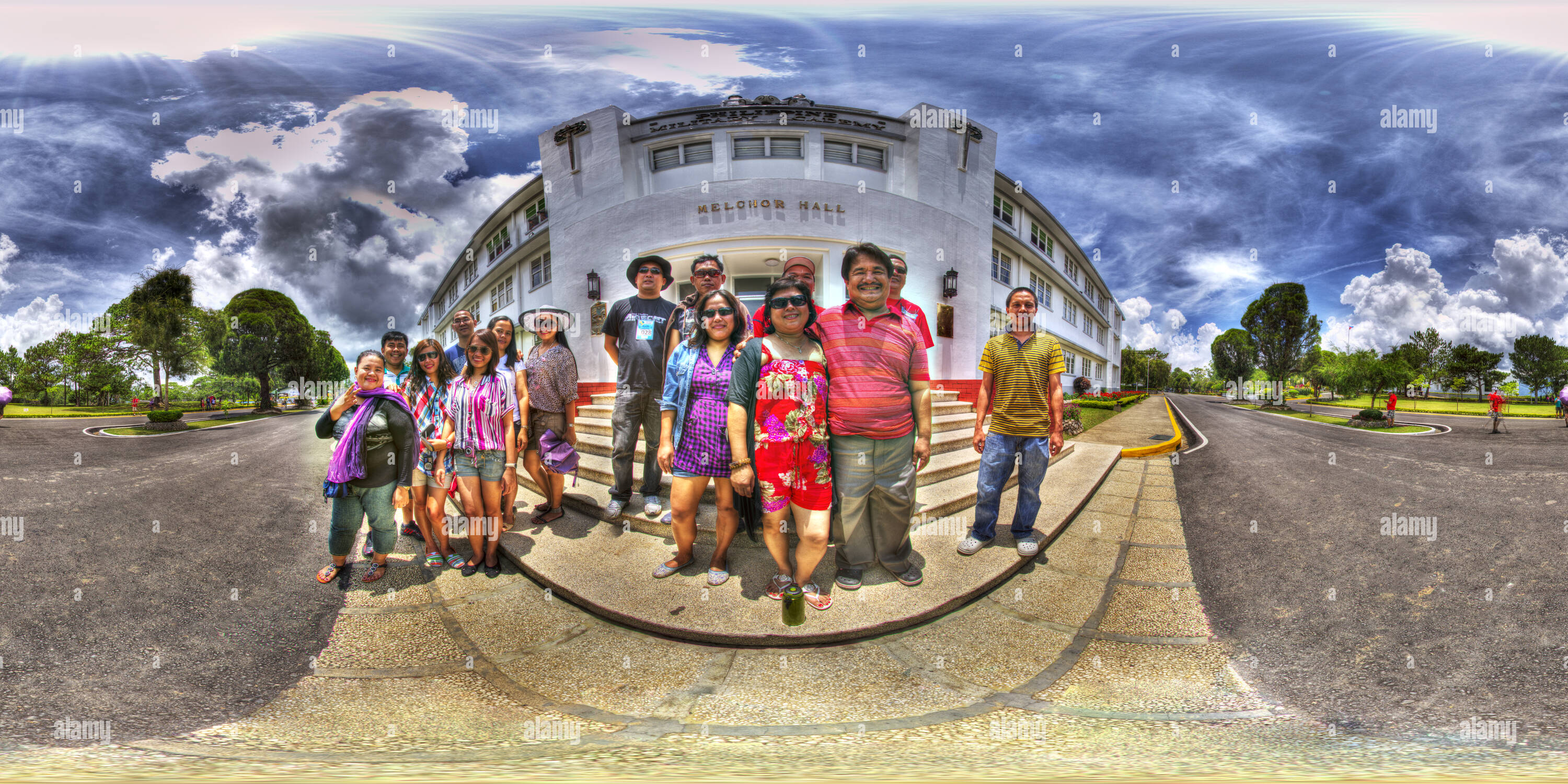 360° view of Melchor Hall of the Philippine Military Academy, Baguio ...