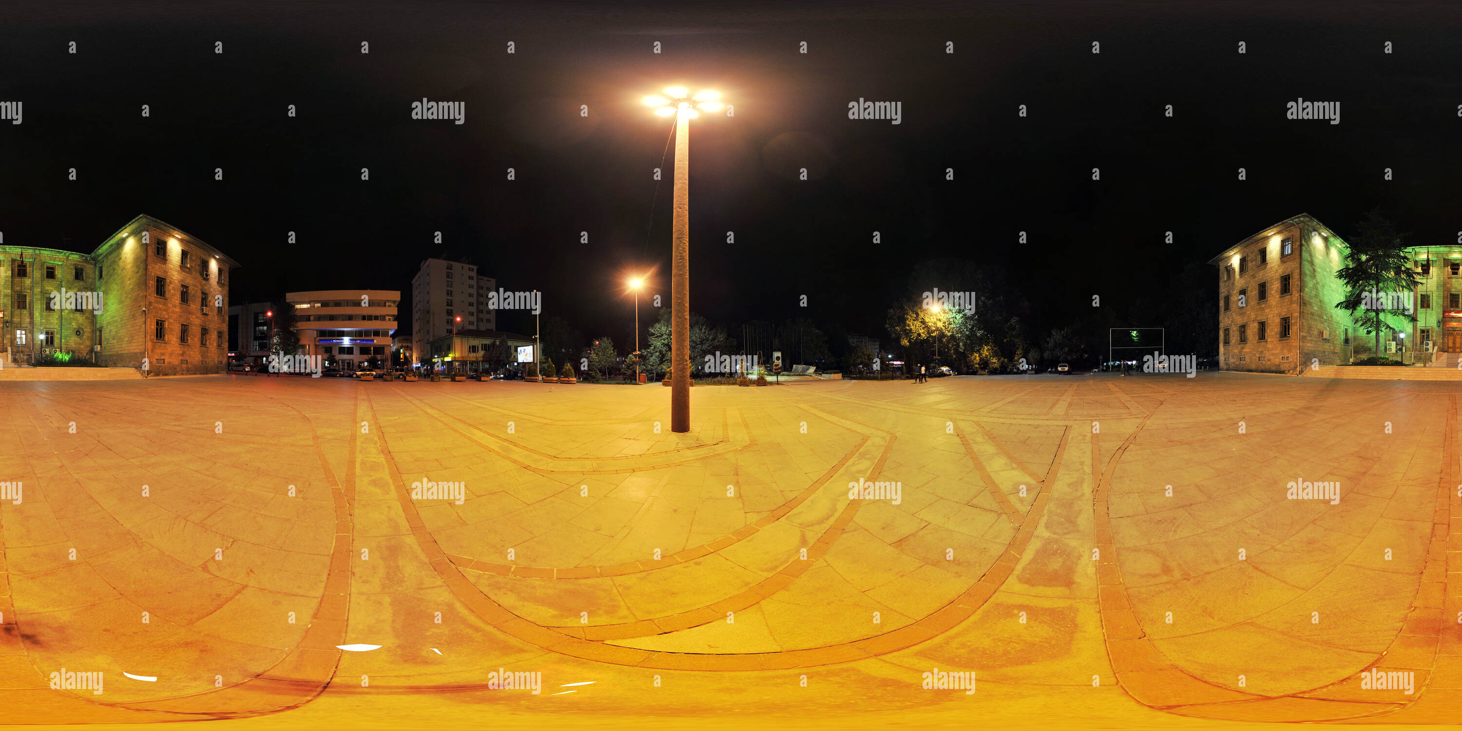 360° view of Isparta by Night - Alamy