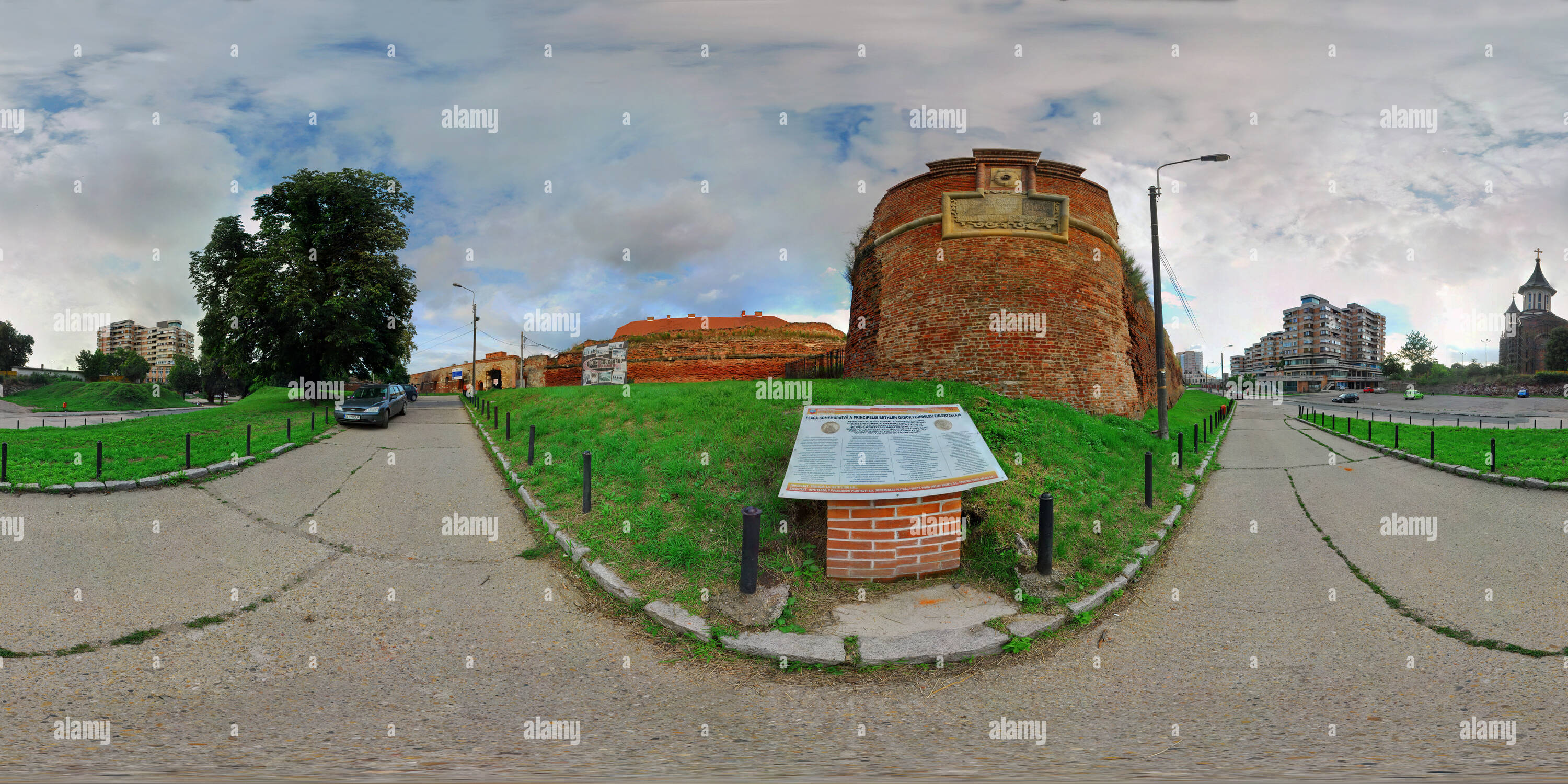 360° view of Oradea Fortress-bethlen-info-360 cities - Alamy