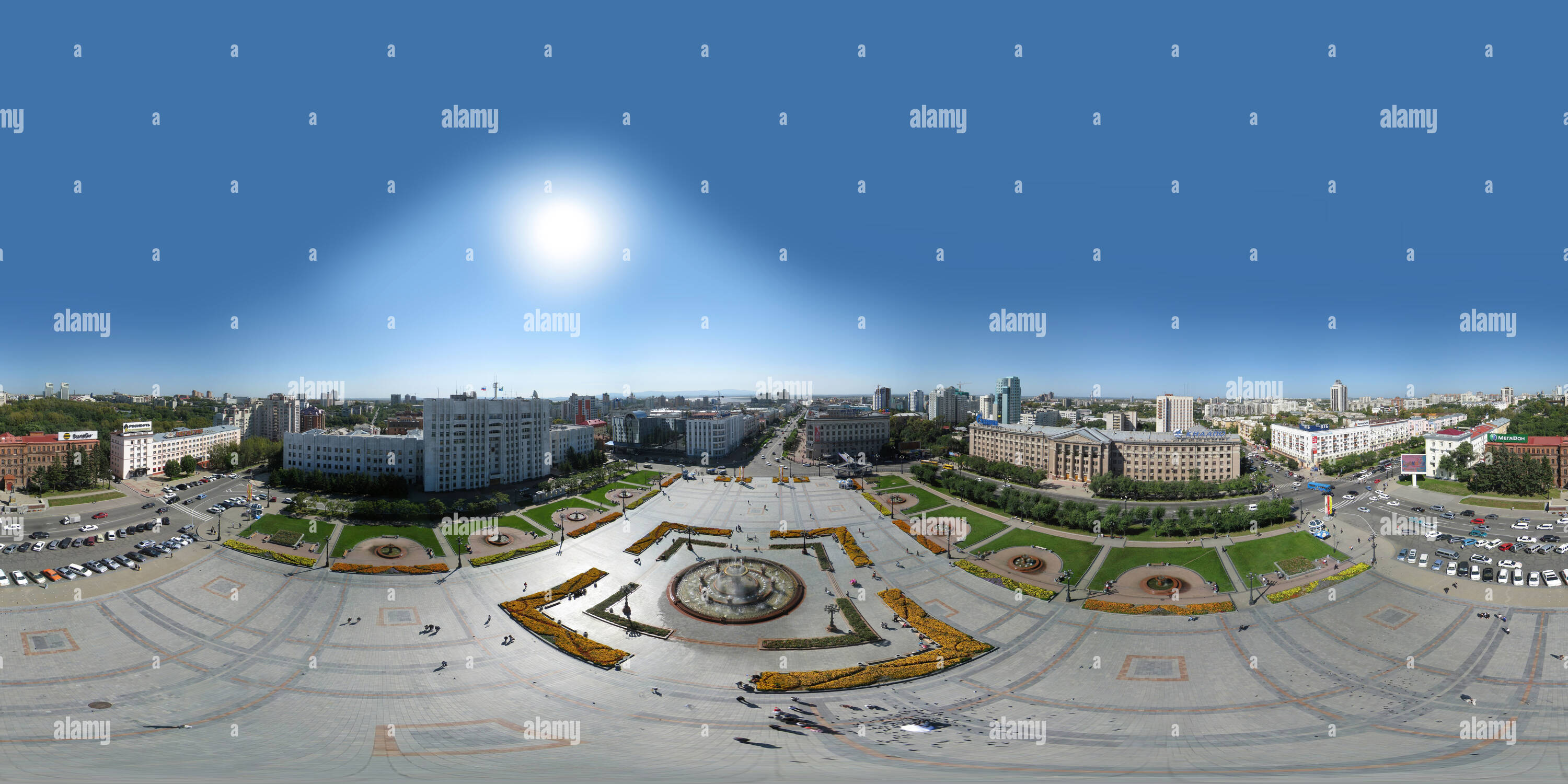 Khabarovsk lenin square hi-res stock photography and images - Alamy