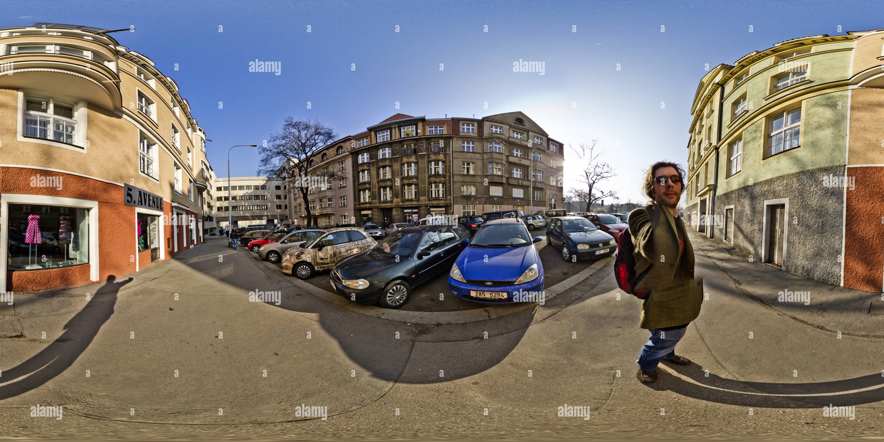 360° view of Walking in Prague 6 - 2 - Alamy