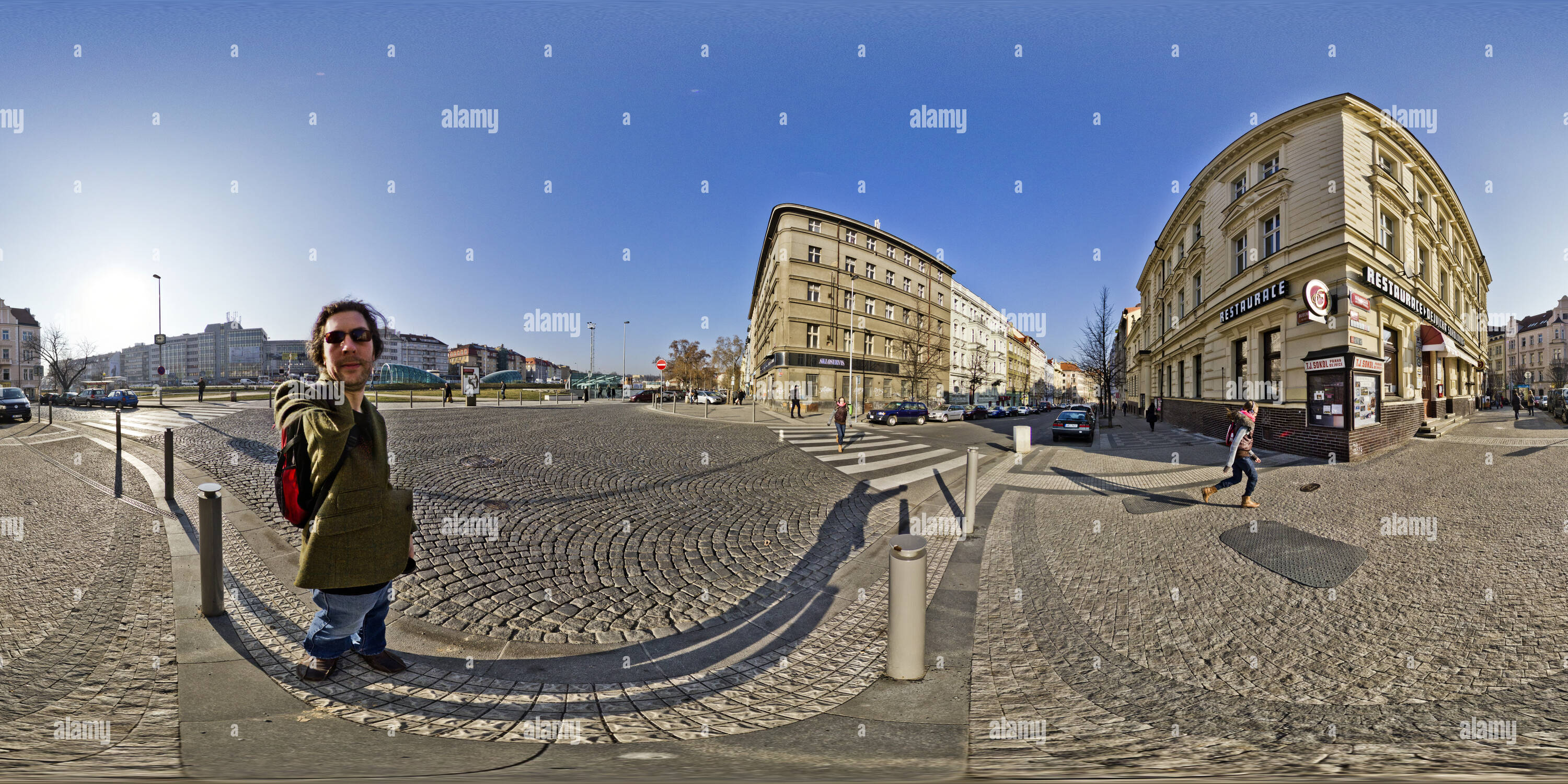 360° view of Walking in Prague 6 - 17 - Alamy