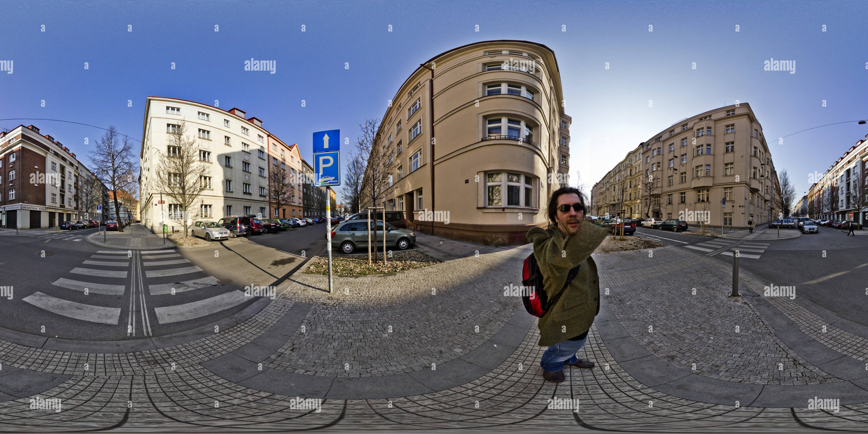 360° view of Walking in Prague 6 - 34 - Alamy