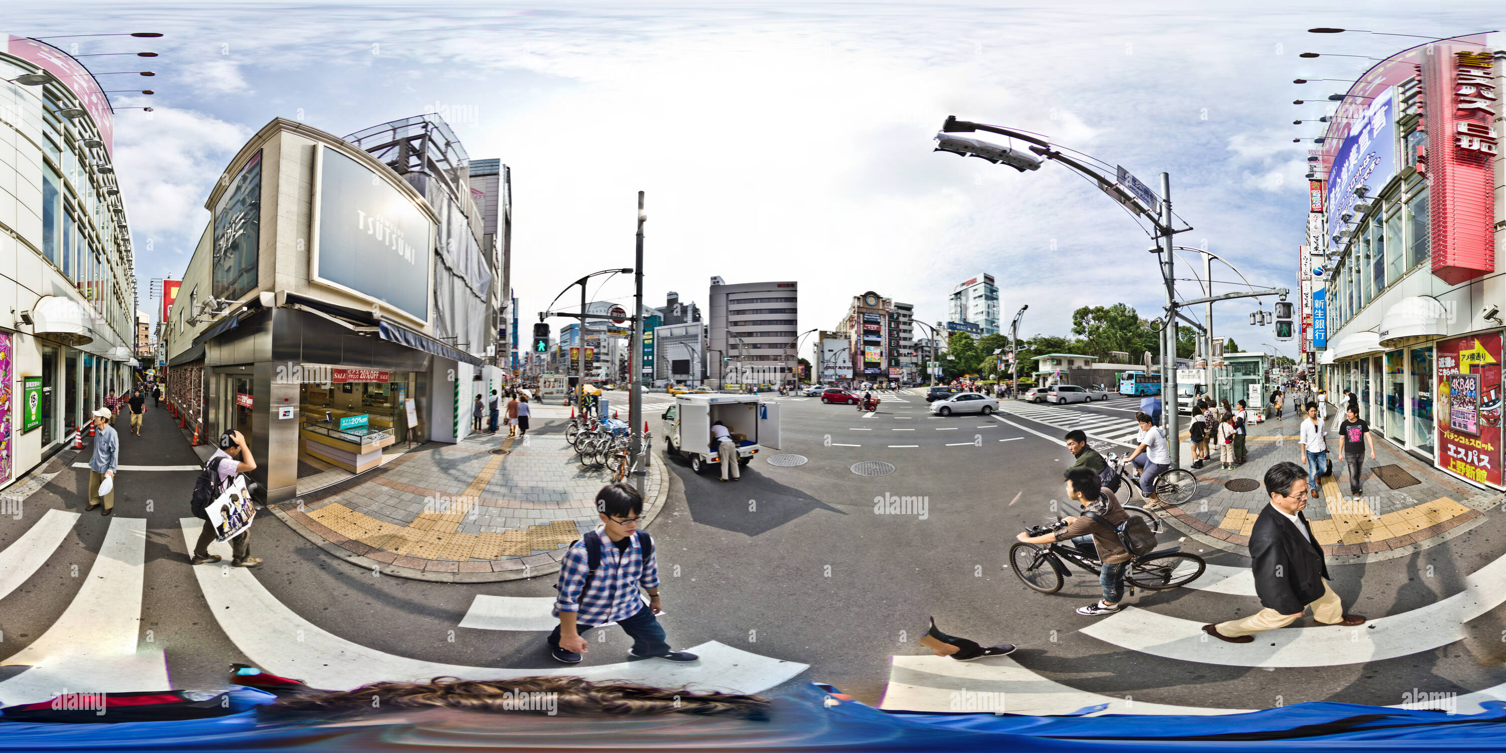 360° view of Walking around in Tokyo in September - 1 - Alamy