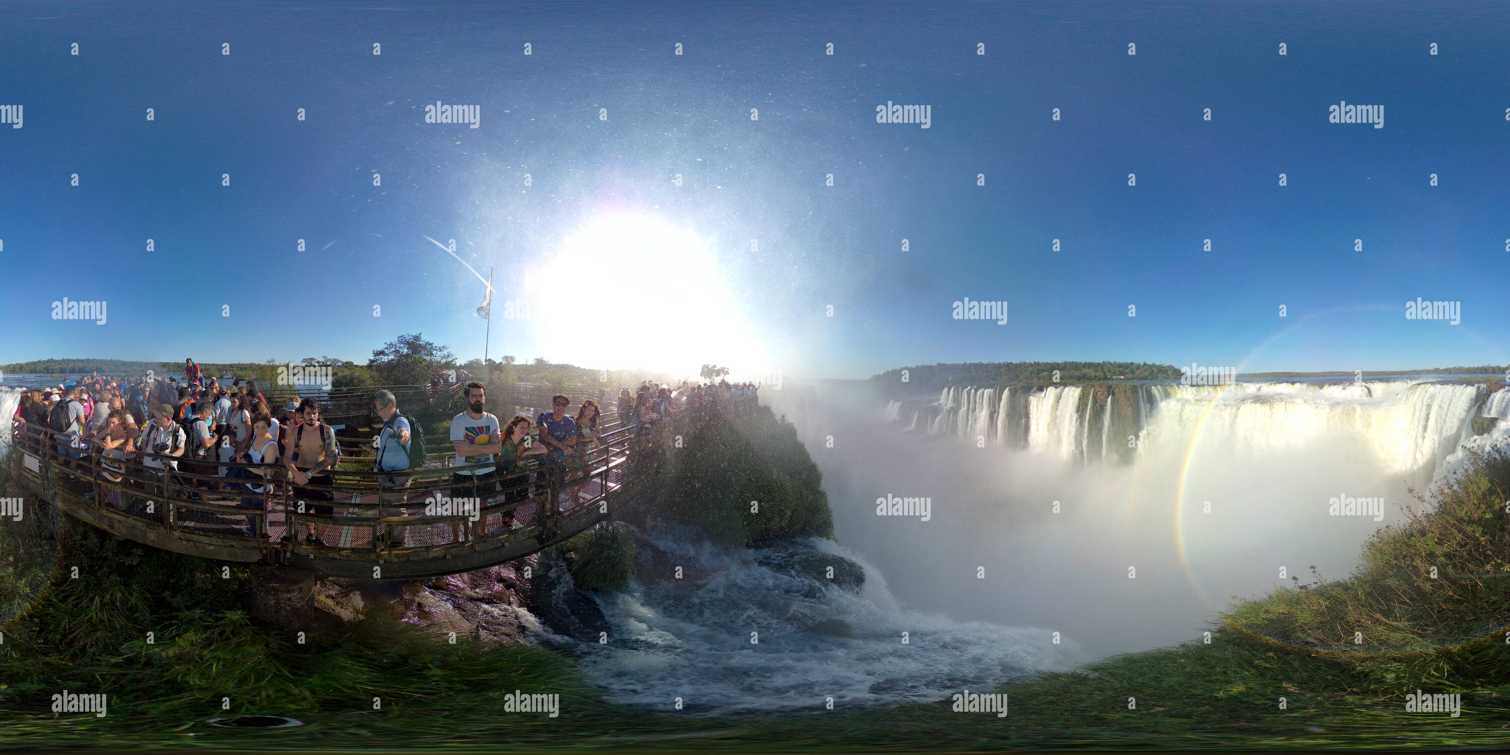 360° view of Iguacu waterfalls (2 - Alamy