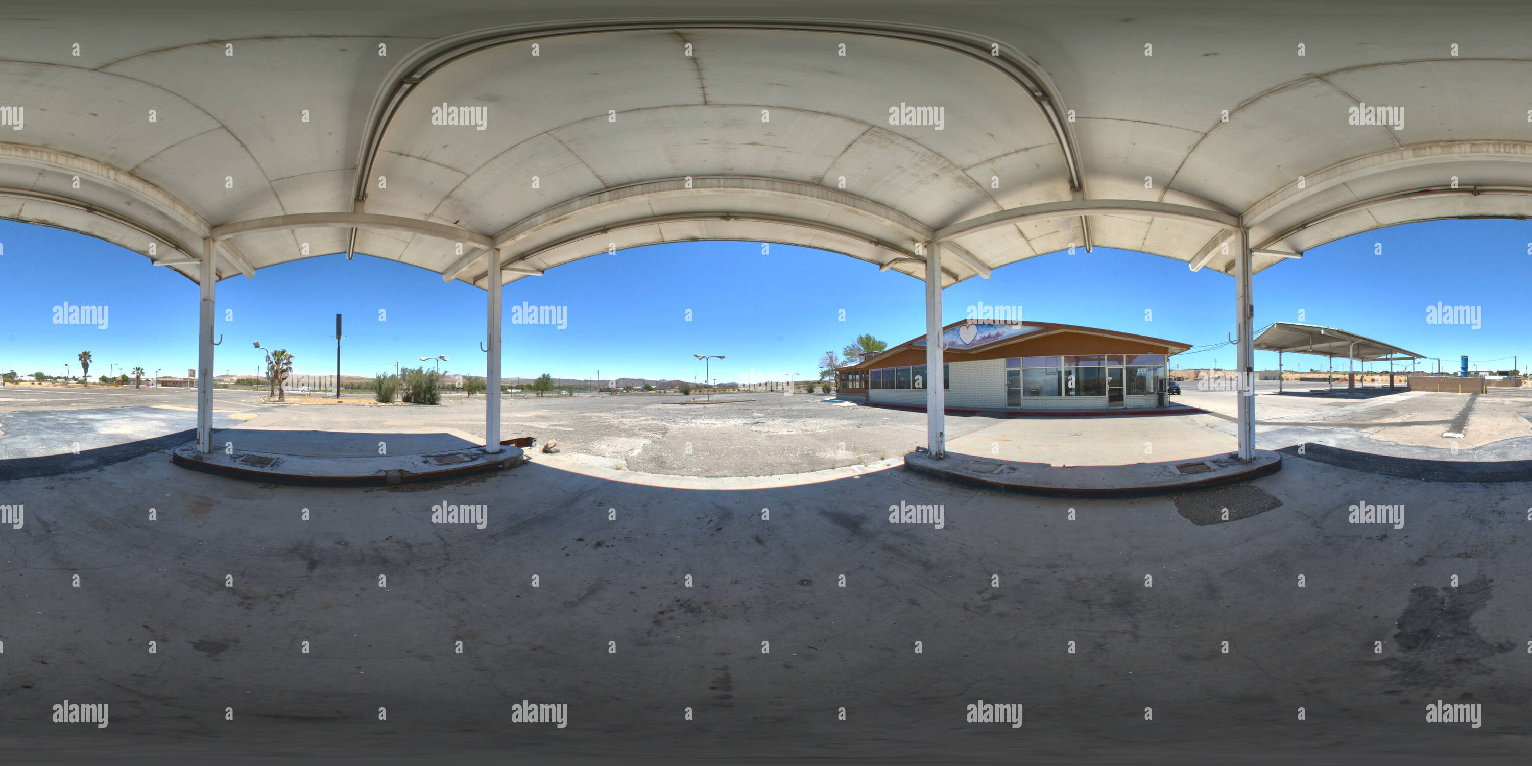 360° view of Barstow Truck stop - Alamy