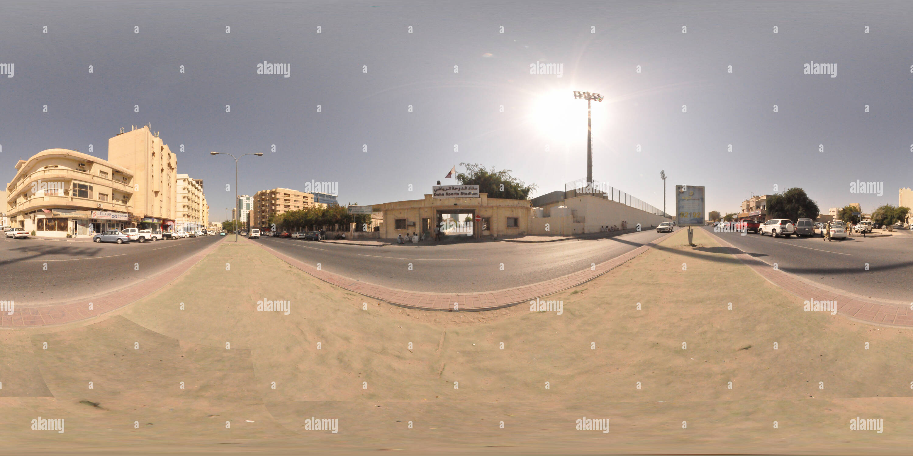 360° view of Doha Sports Stadium - Alamy