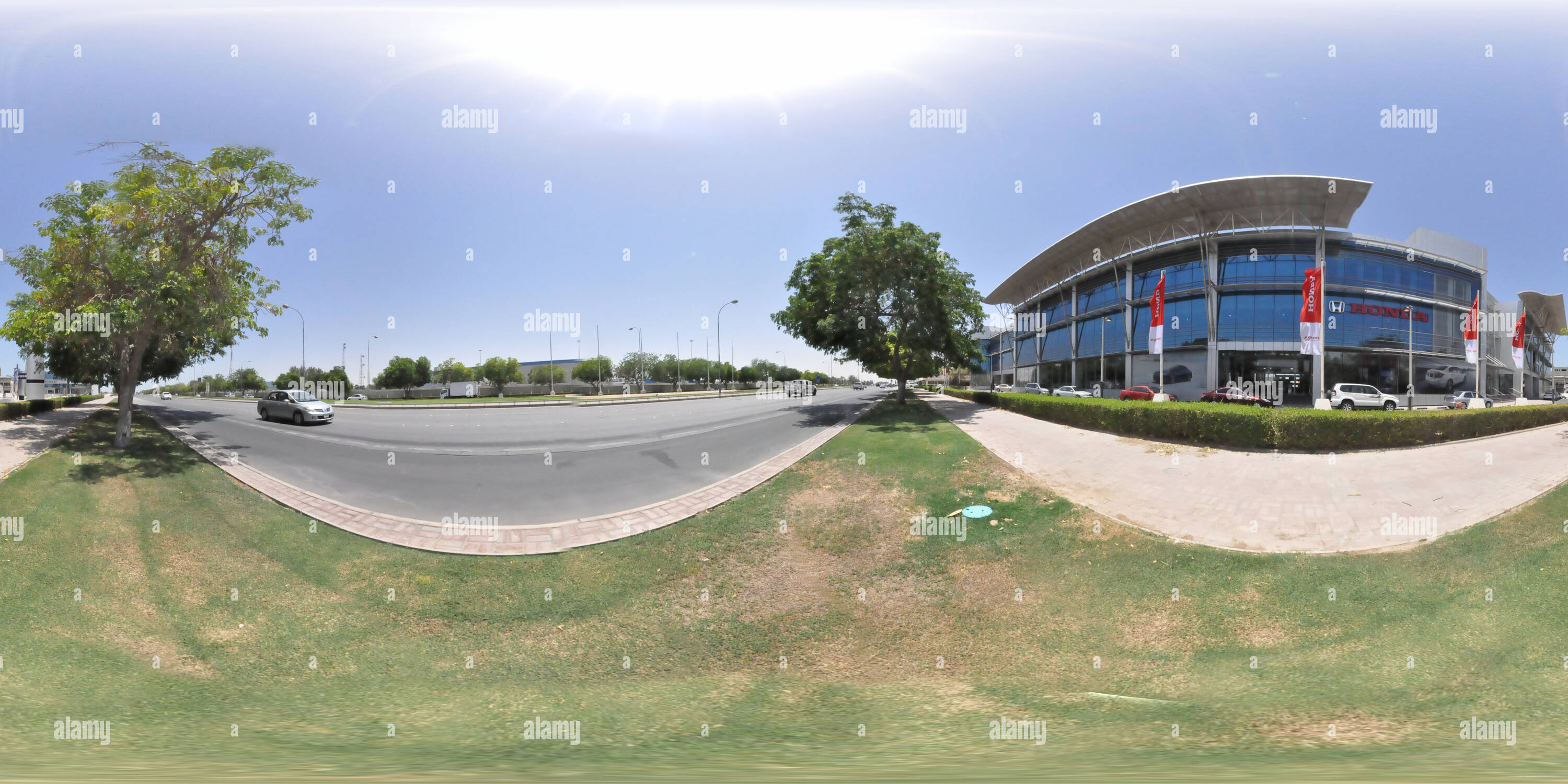 360° view of Along Khalifa Street - Alamy