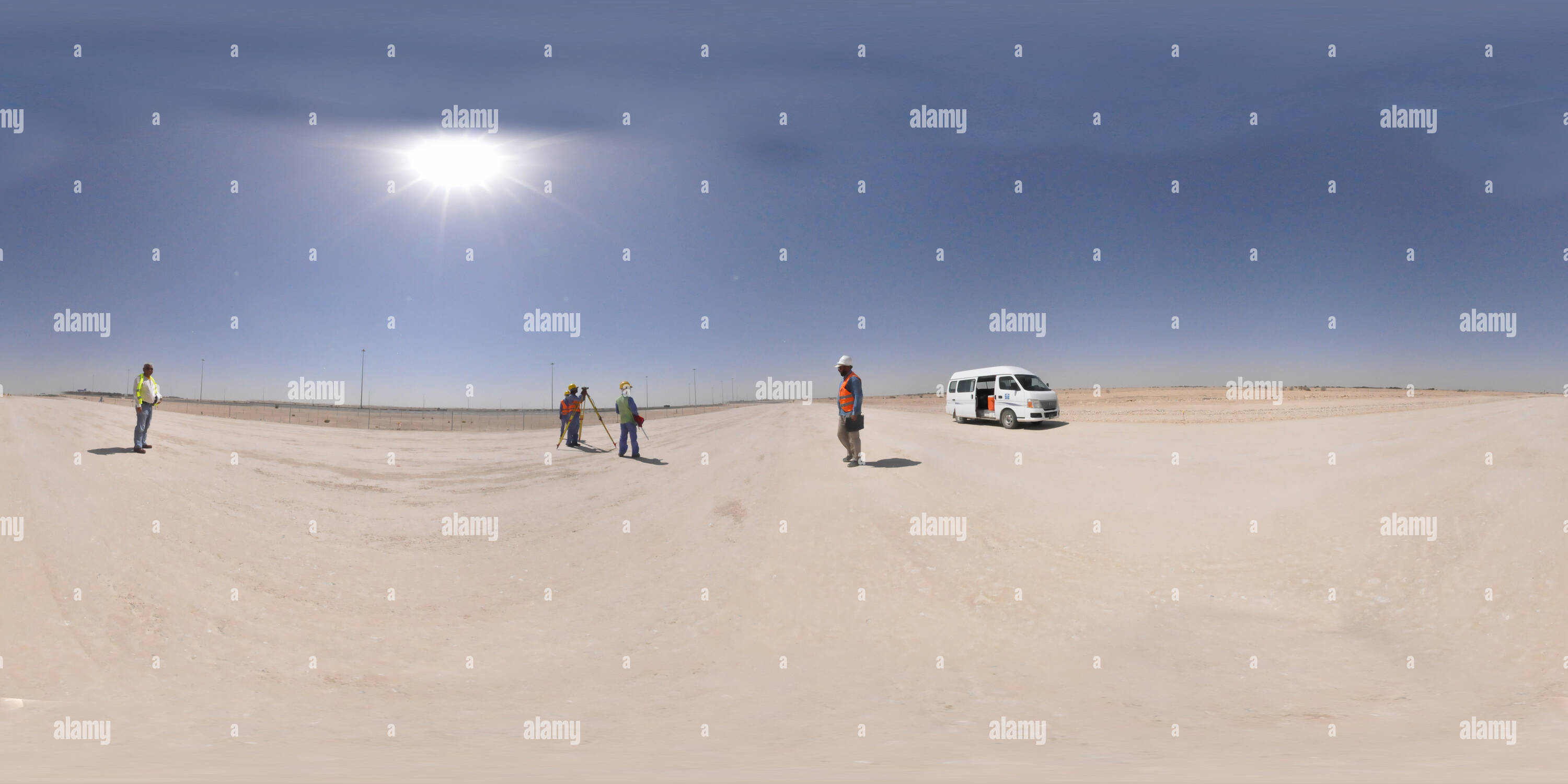 360° view of MC36 - Service Roadworks along Al Shamal Road - Alamy