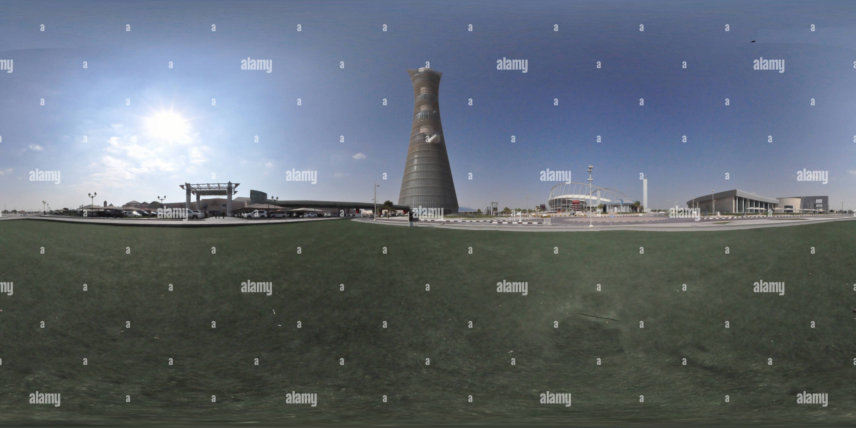 360° view of View of Aspire tower - Alamy