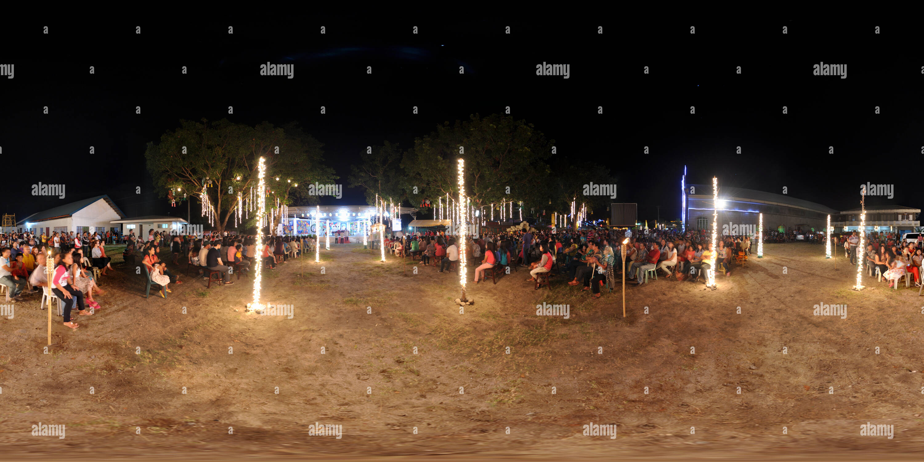 360° view of Sjm Simbang Bengi 2013 Christmas 2 - Alamy