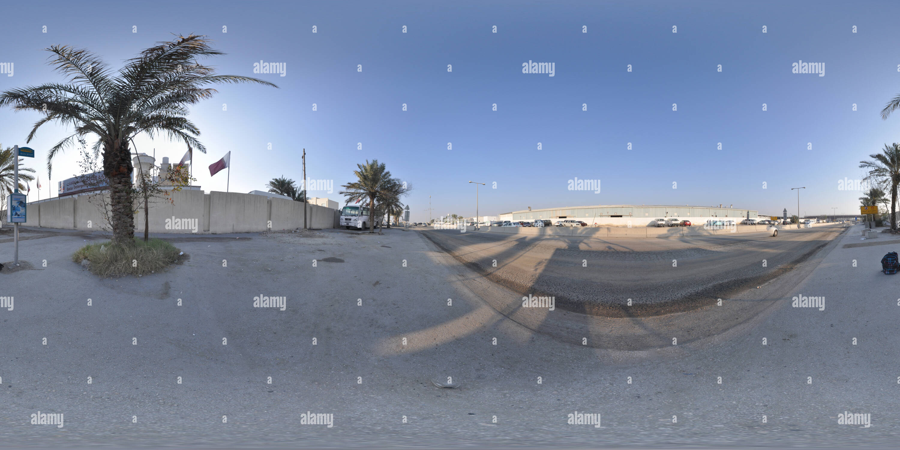 360° view of Industrial Area Bus stop - Alamy
