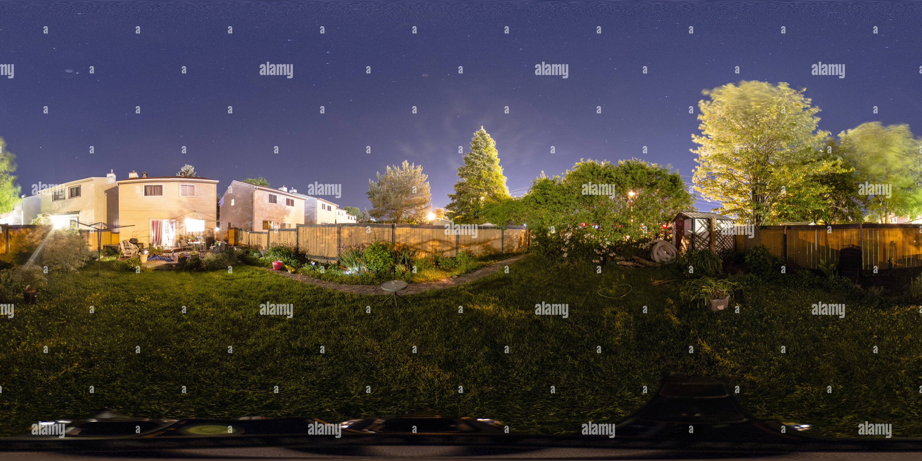 360° view of Backyard in 2013 - Alamy