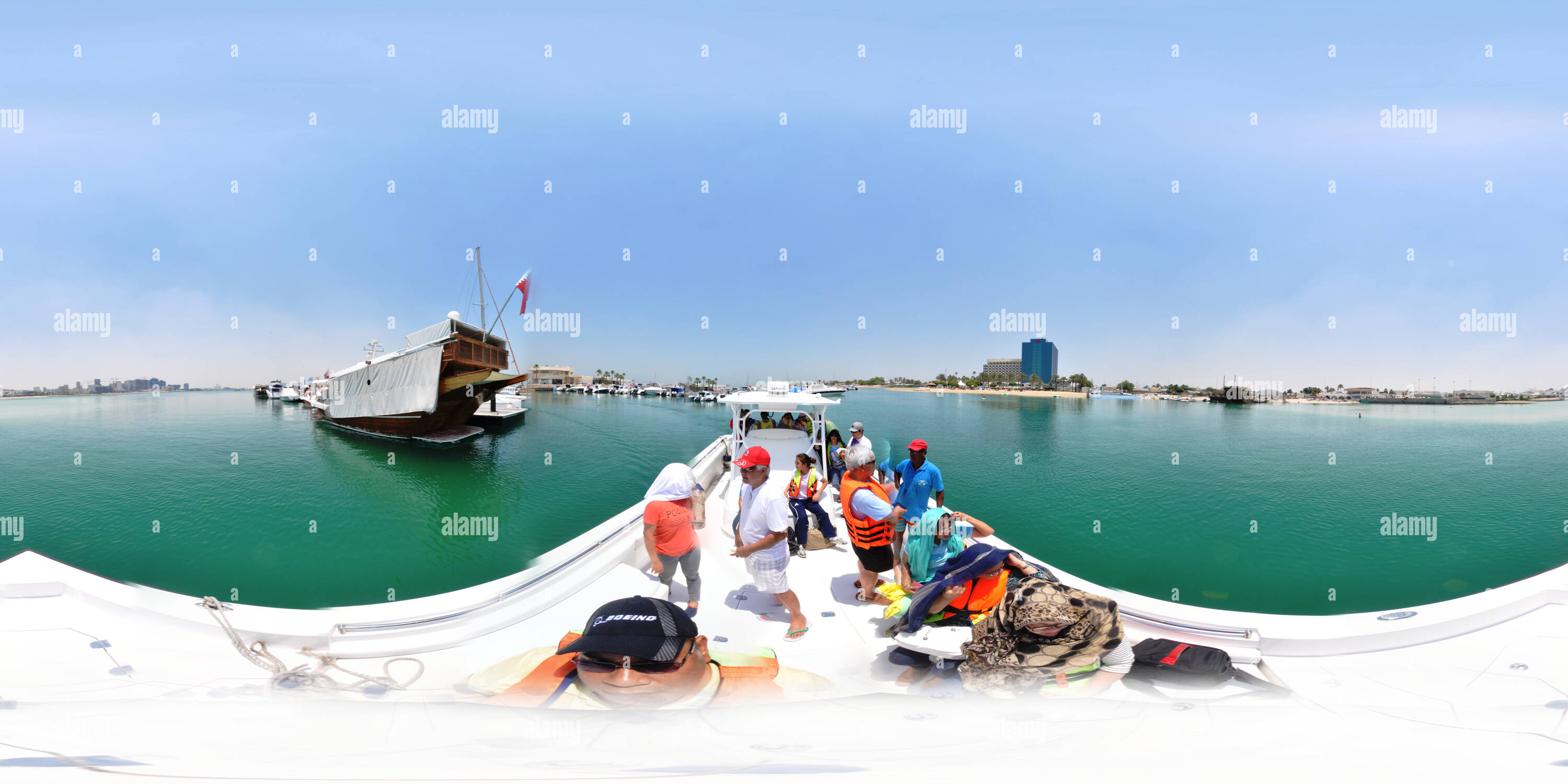 360° view of Launch Sailing 1 - Alamy