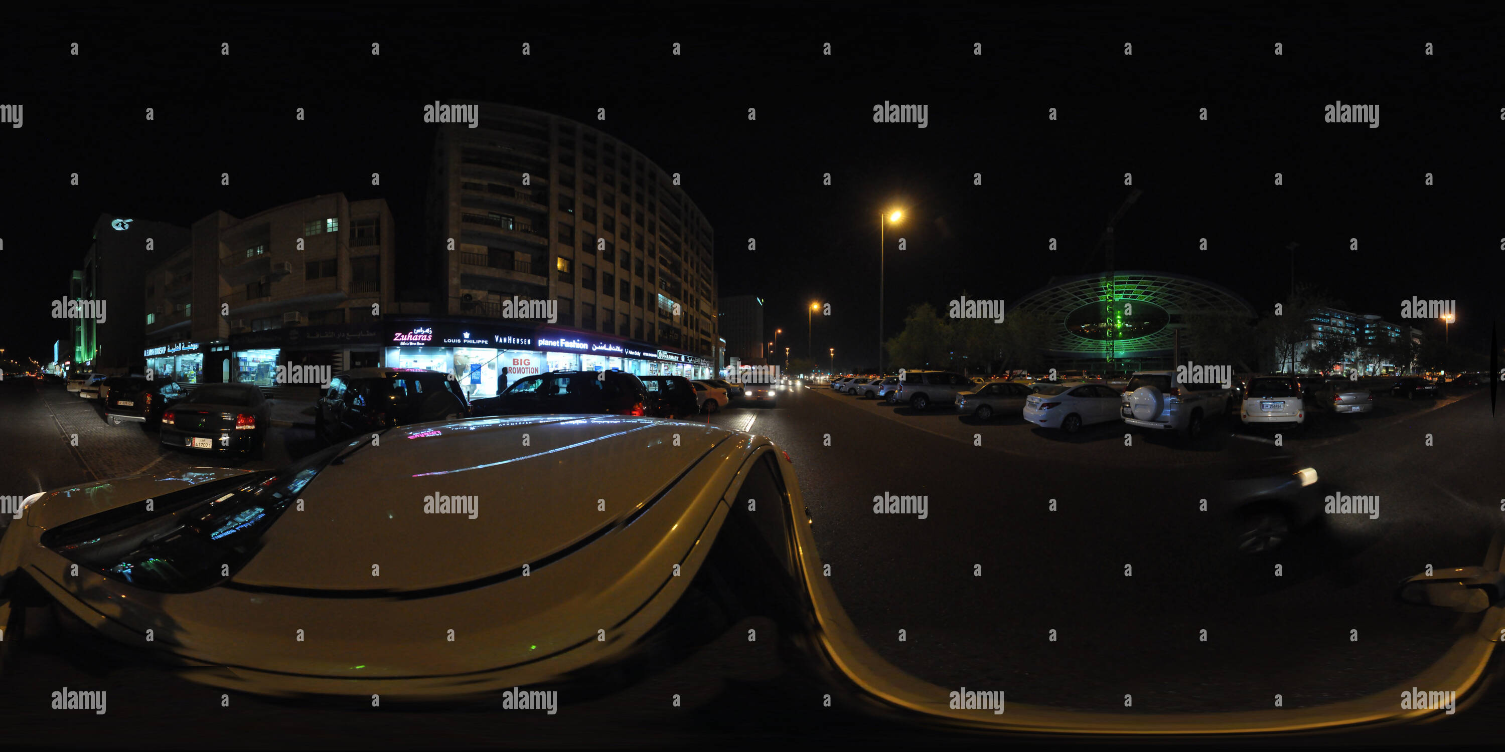 360° view of Along Al Matar street 20 July 2014 - Alamy