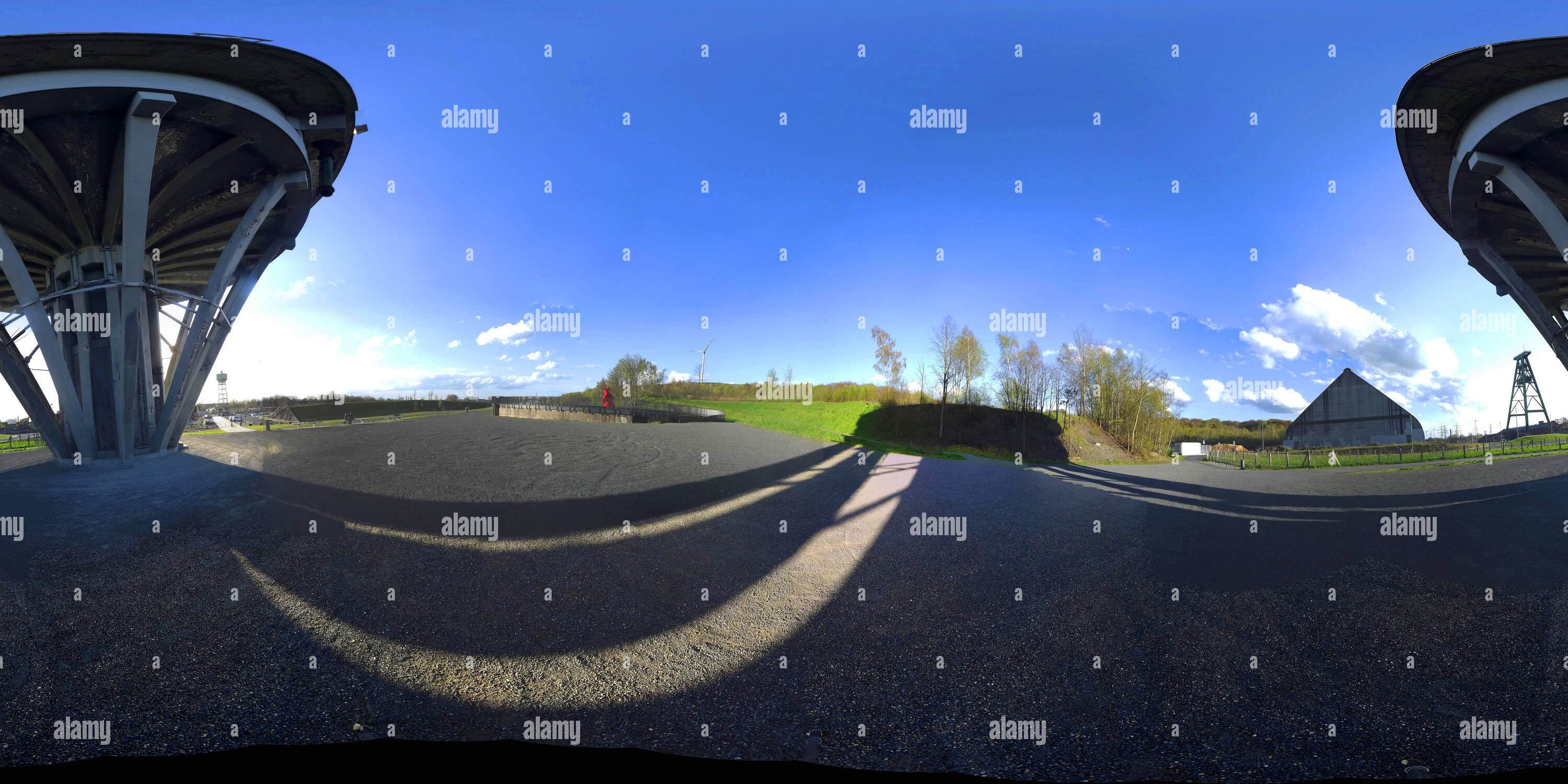 360° view of Zeche Lohberg - Bergpark Dinslaken - Alamy