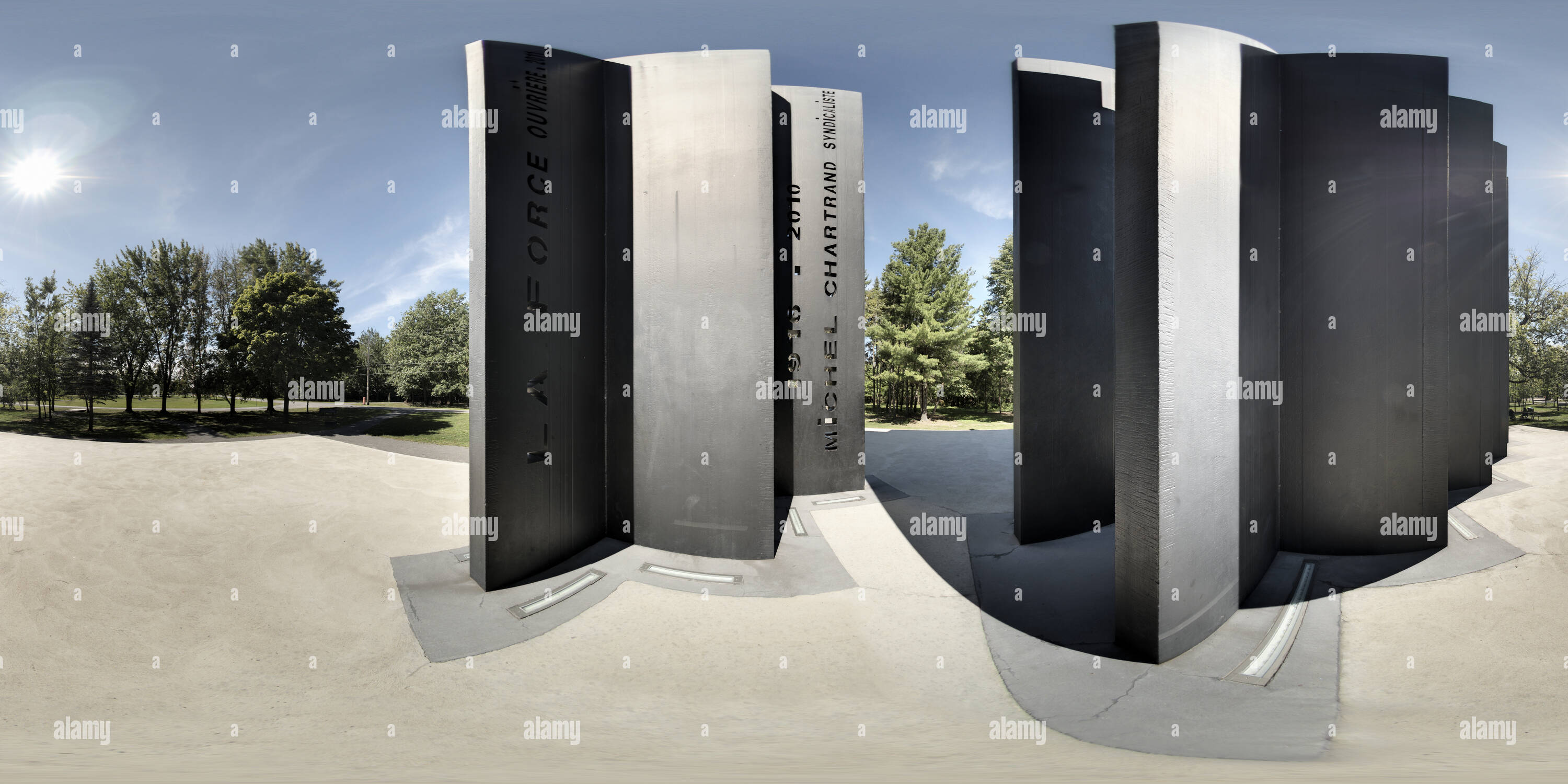 360° view of Michel Chartrand Park - Alamy