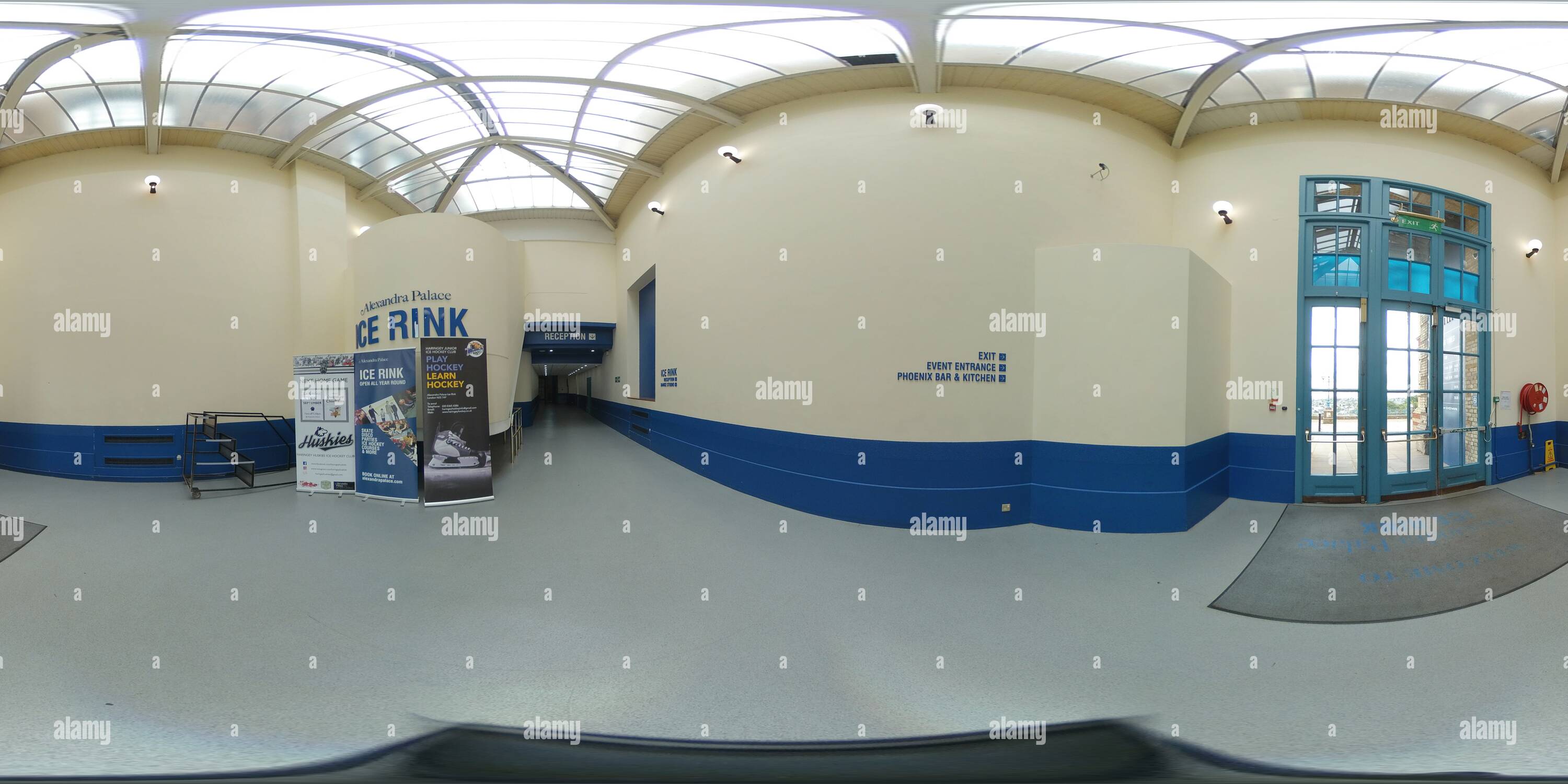 360° view of Alexandra Palace Ice Rink, Muswell Hill London - Alamy