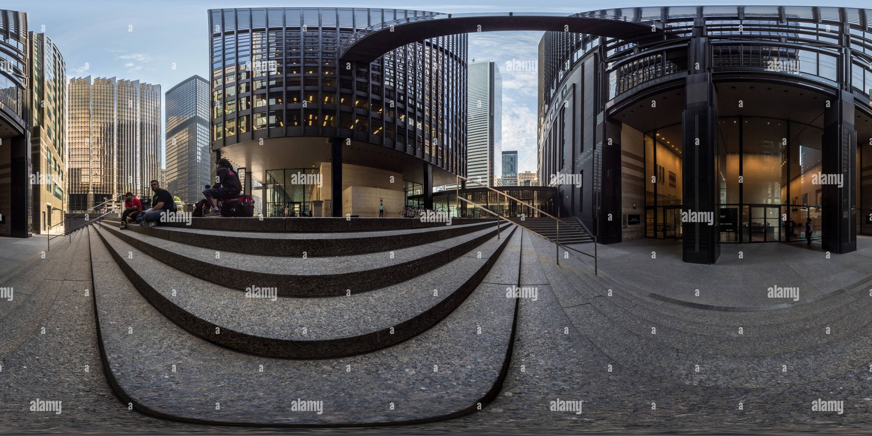360° view of Afternoon Break in the shadow at the TD Centre, Toronto ...
