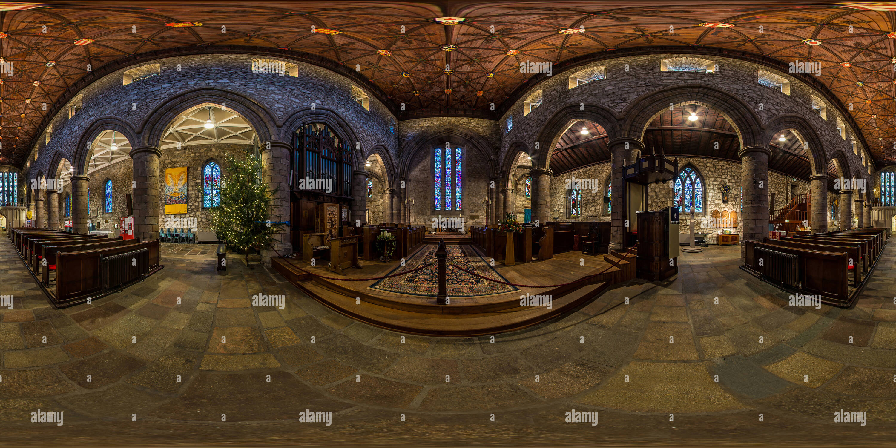 360° view of St Machar Cathedral, Aberdeen - Alamy