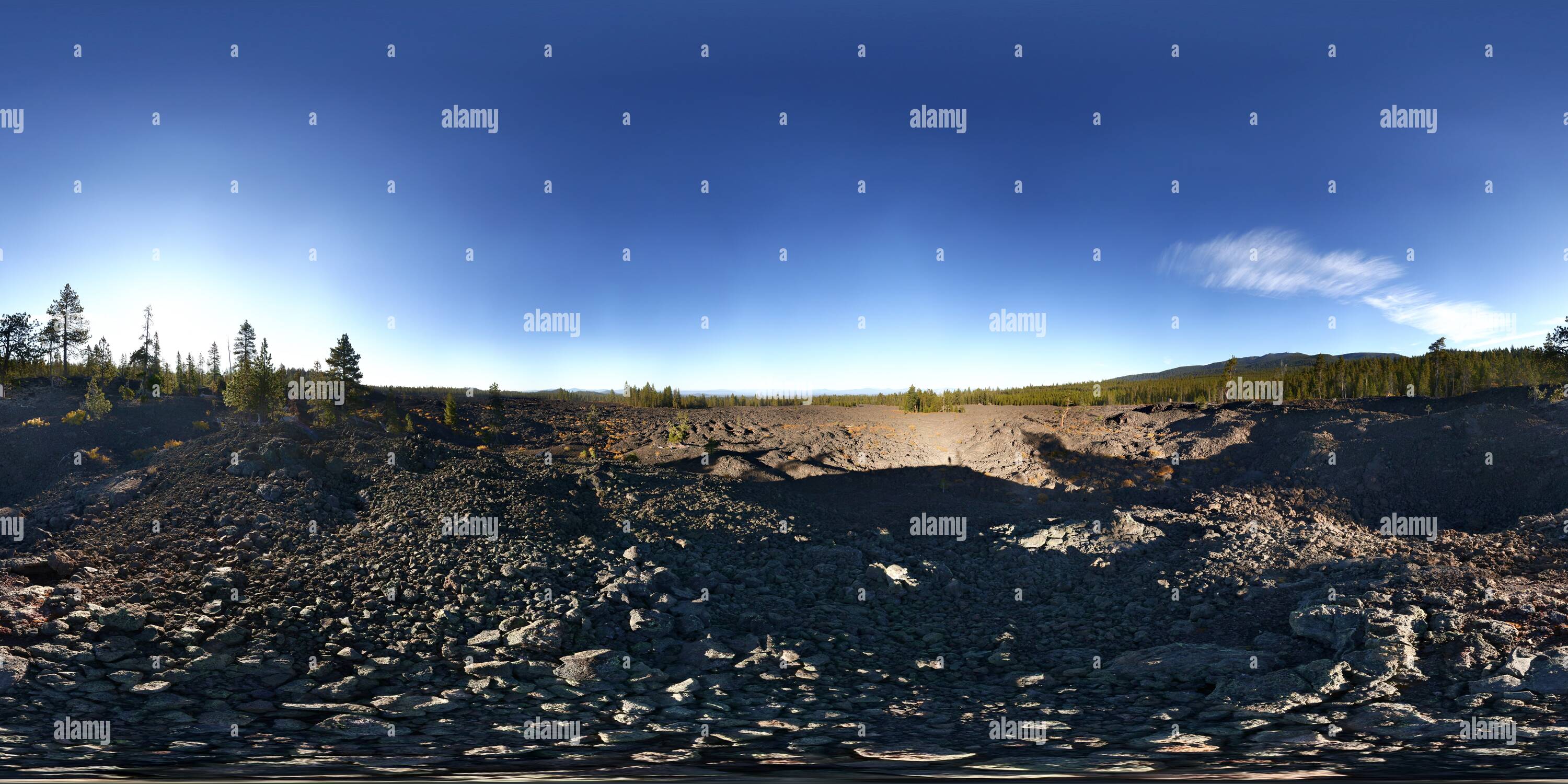 360° view of Surveyors Lava Flow - Alamy