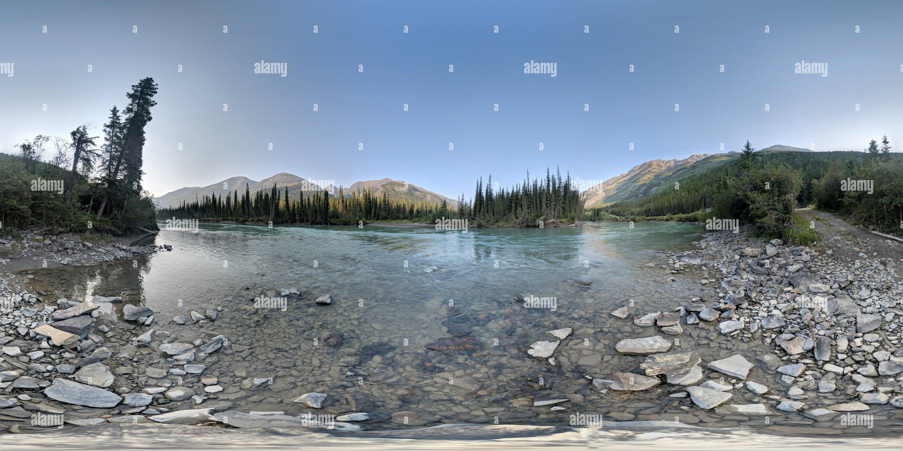 360° view of Somewhere in Northern BC, Canada - Alamy