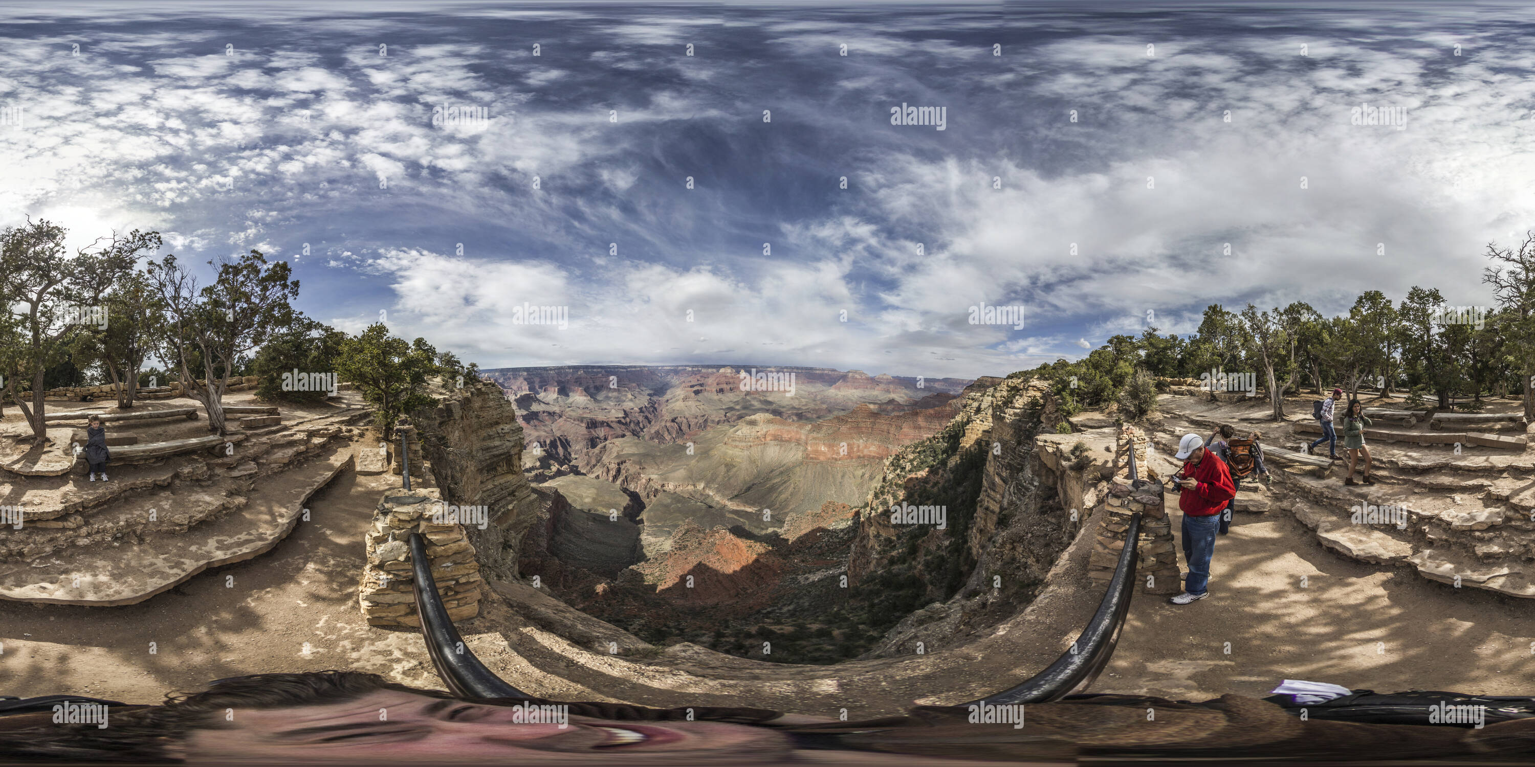 360° view of Grand Canyon - South Rim - 3 - Alamy