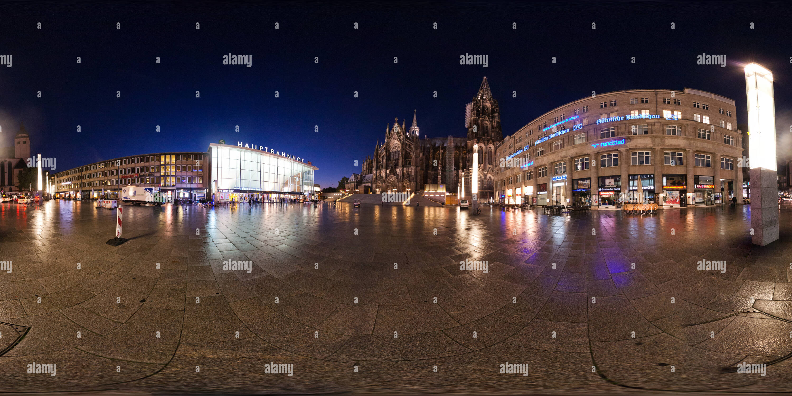 360° view of Cologne Main Square - Alamy