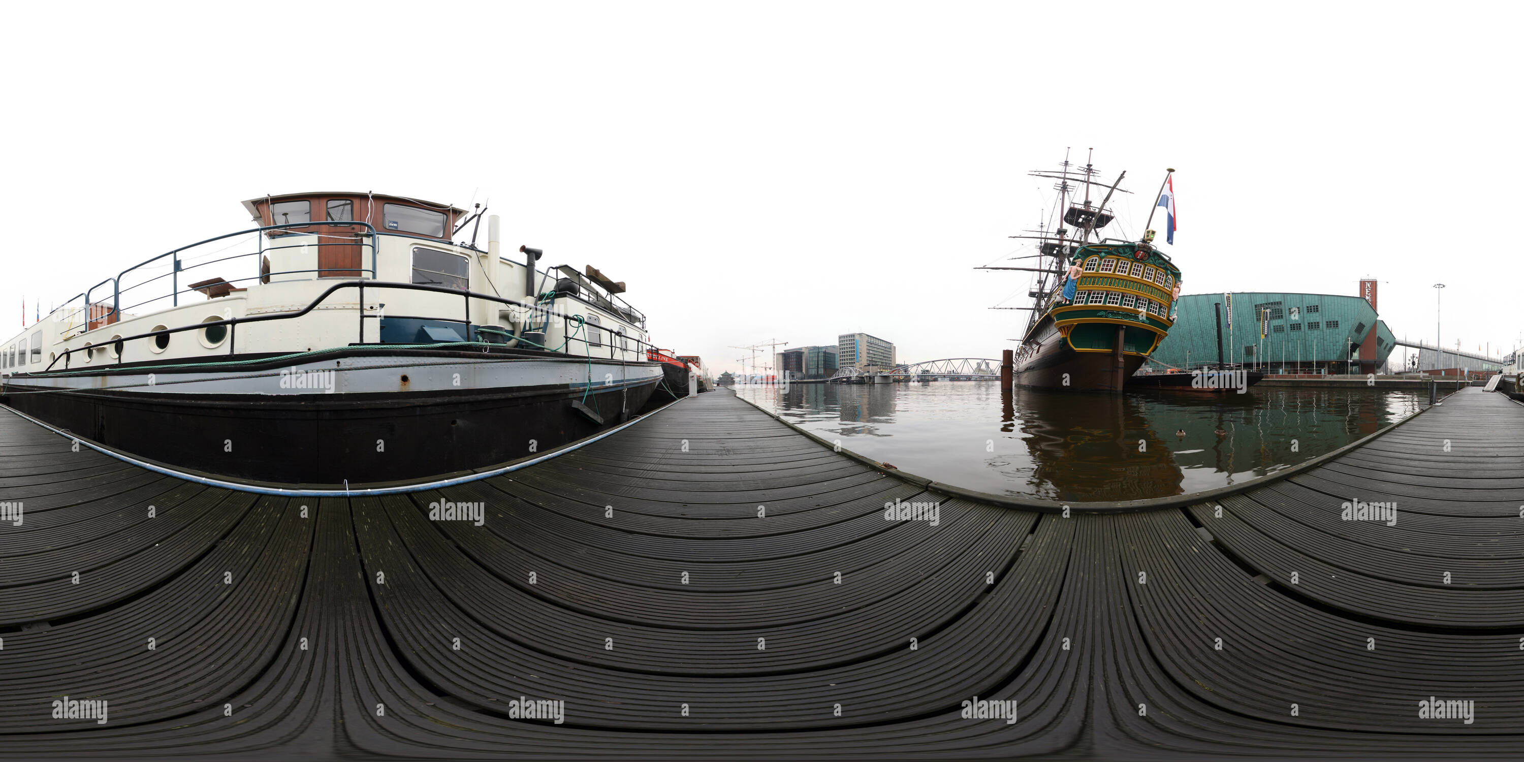 360° view of VOC ship 'the Amsterdam' - Alamy