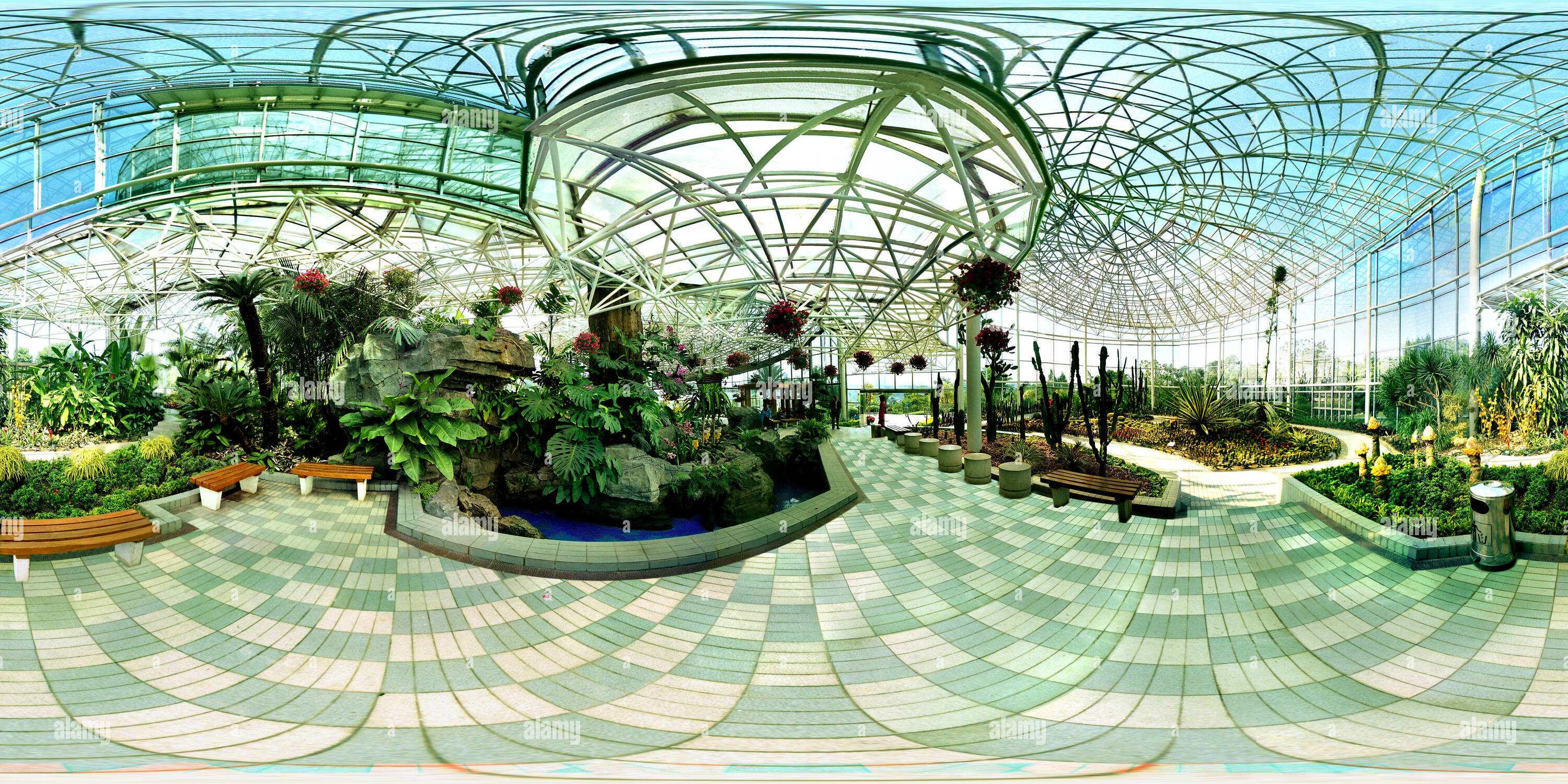 360° view of Botany museum in Yuntai Garden guangzhou - Alamy