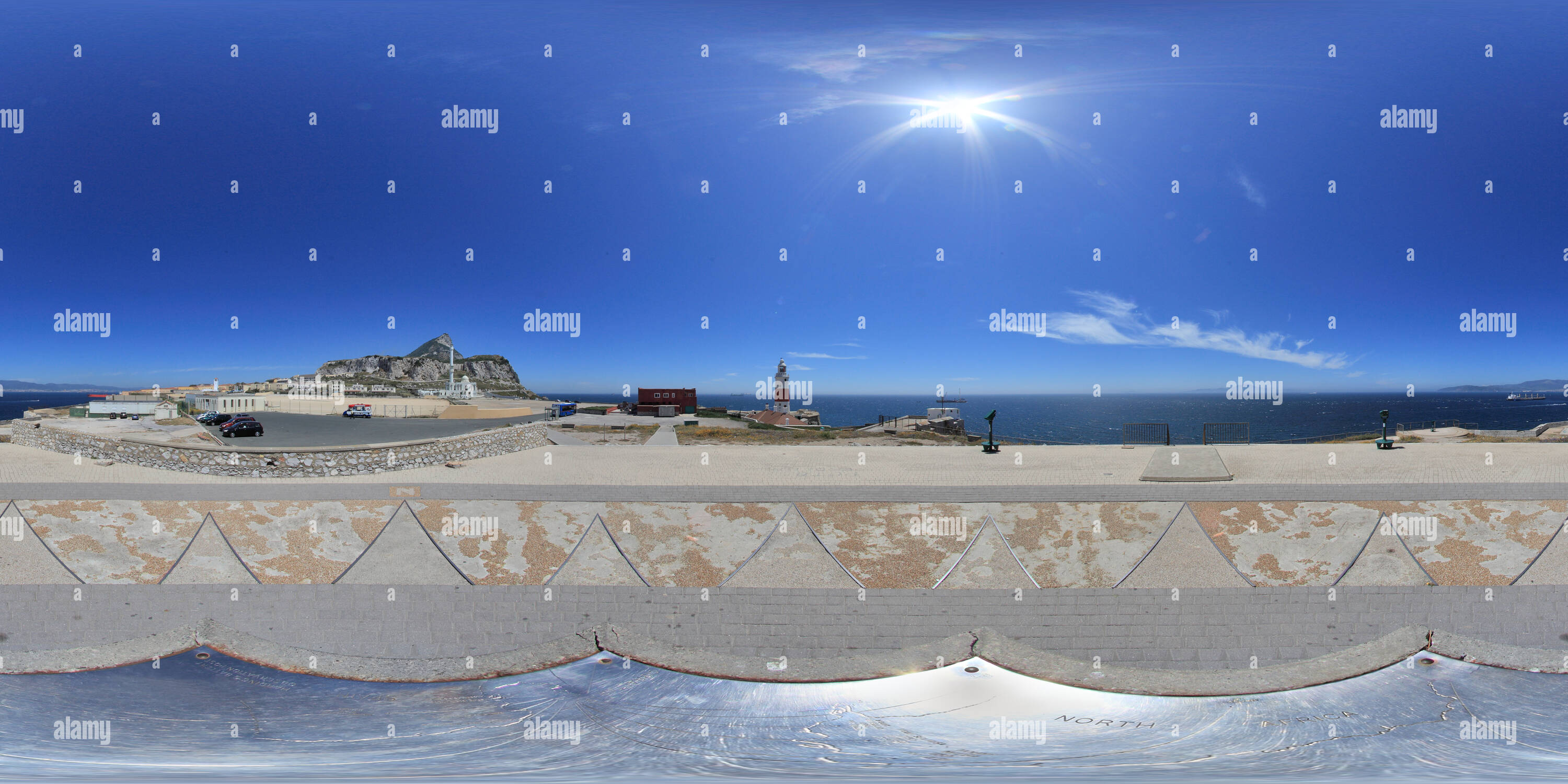360° view of Great Europa Point - Alamy